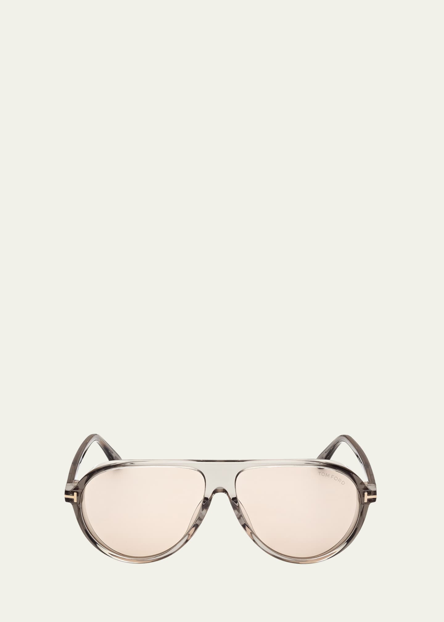TOM FORD Transparent Acetate Aviator Sunglasses - Bergdorf Goodman