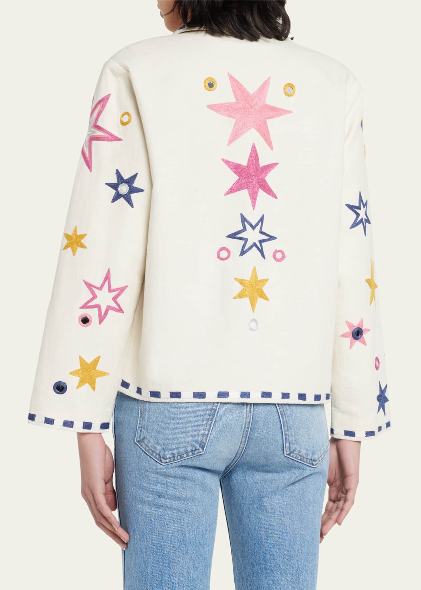 Alix of Bohemia Lucky Star Embroidered Jacket - Bergdorf Goodman