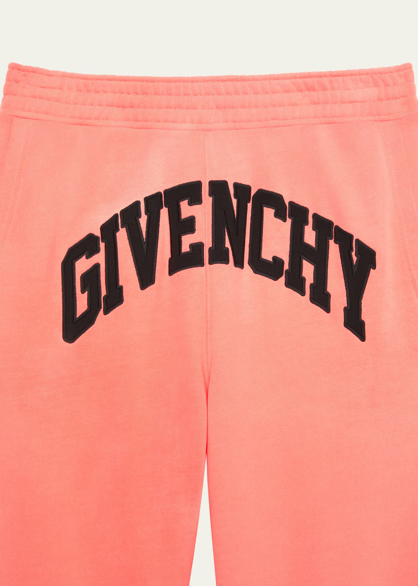 Givenchy Men's Curved Logo Terry Sweatpants - Bergdorf Goodman