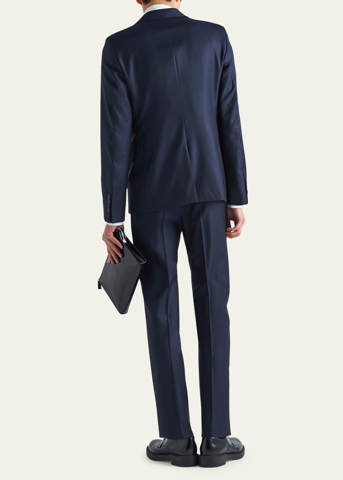 Prada Men's Solid Wool-Blend Suit - Bergdorf Goodman