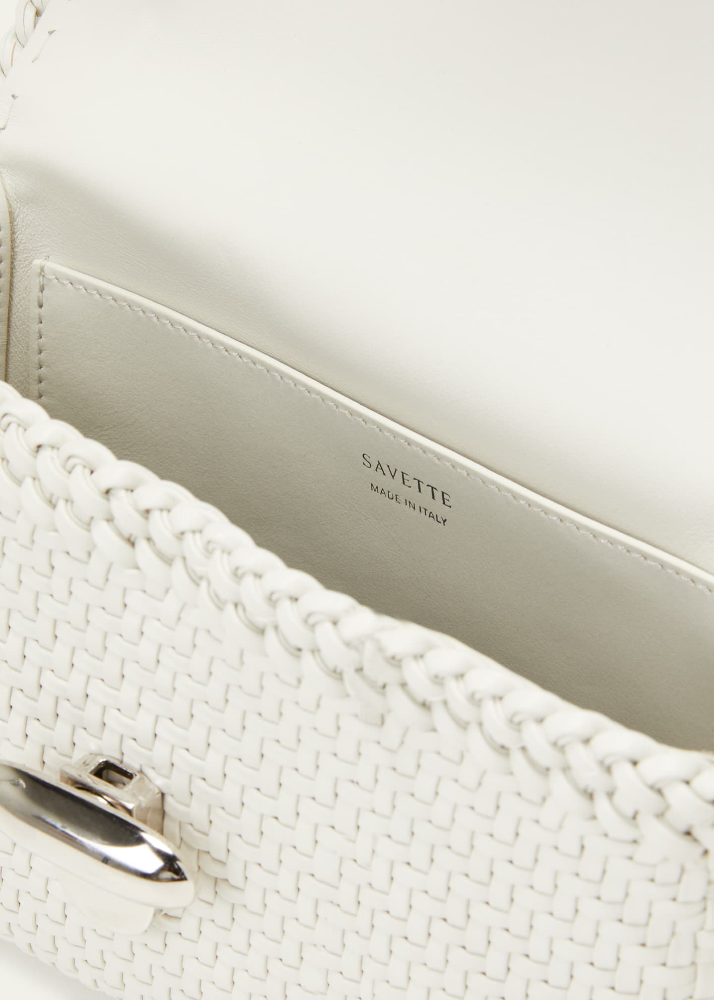 Savette The Symmetry 19 Woven Leather Crossbody Bag - Bergdorf Goodman