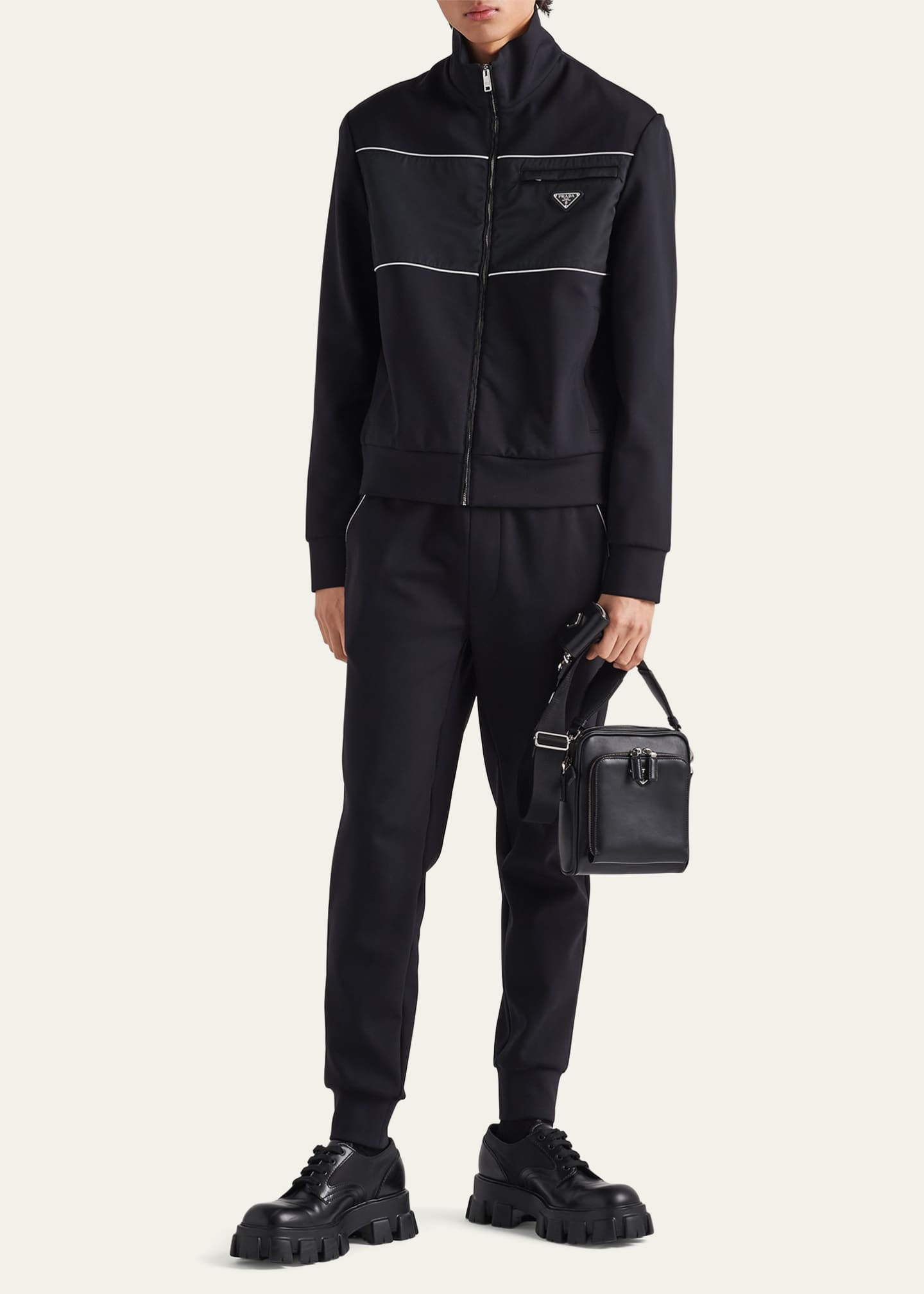 Prada Men's Tech Fleece Sweatpants - Bergdorf Goodman