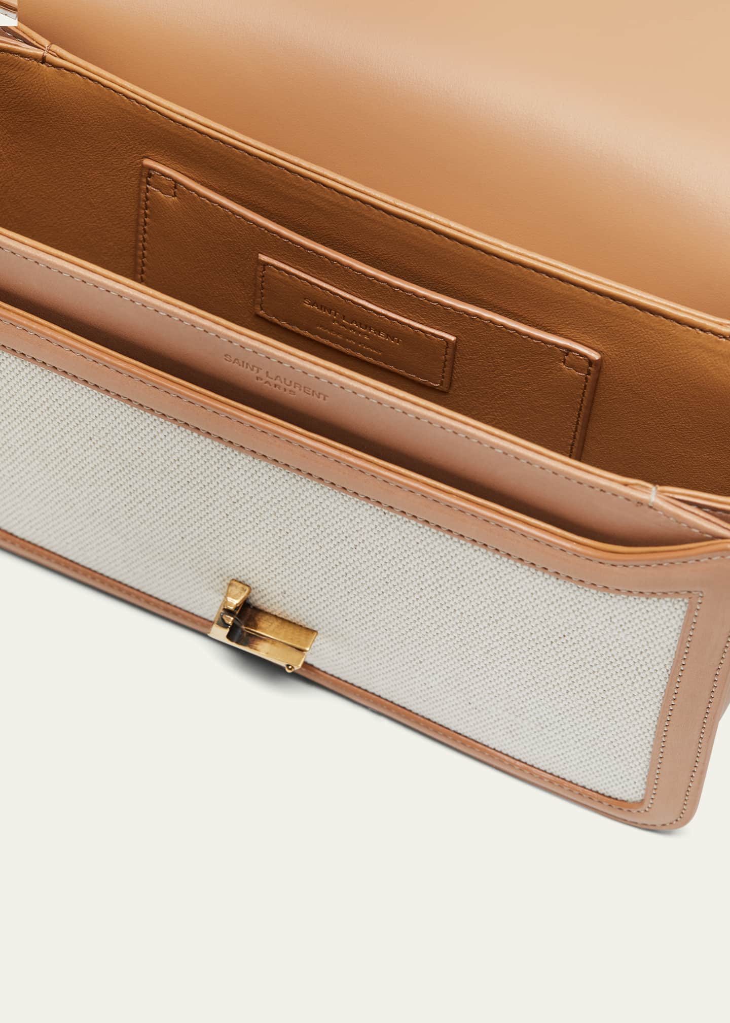 Saint Laurent Medium YSL Canvas Shoulder Bag - Bergdorf Goodman