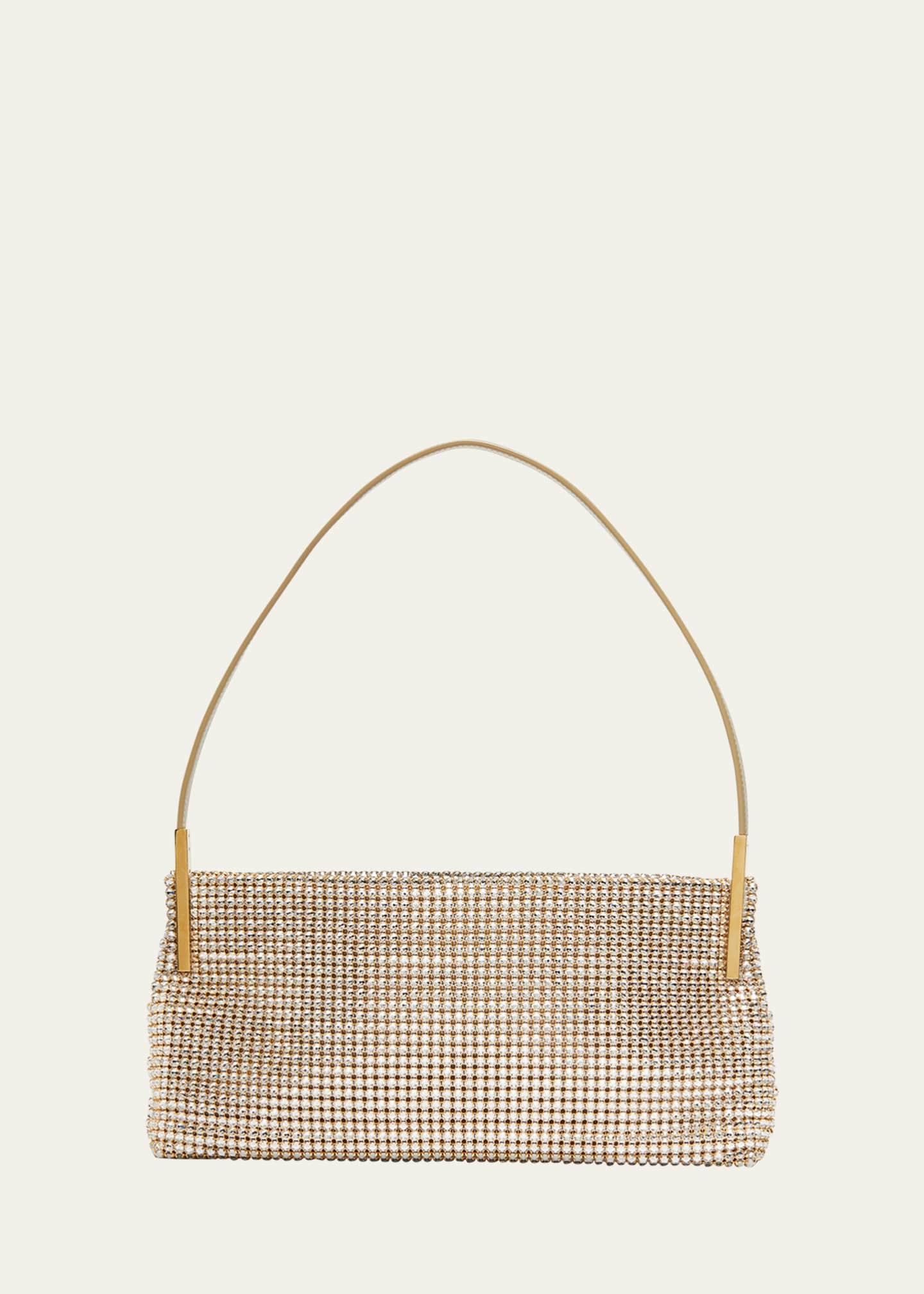 Saint Laurent Suzanne Small Shoulder Bag in Strass - Bergdorf Goodman