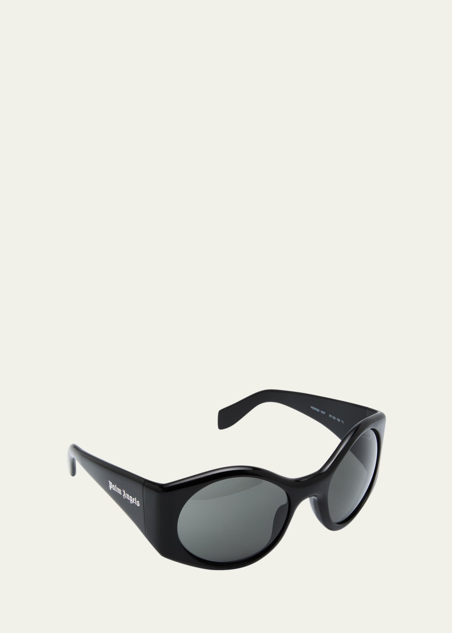 Palm Angels Ennis Acetate Oval Sunglasses - Bergdorf Goodman