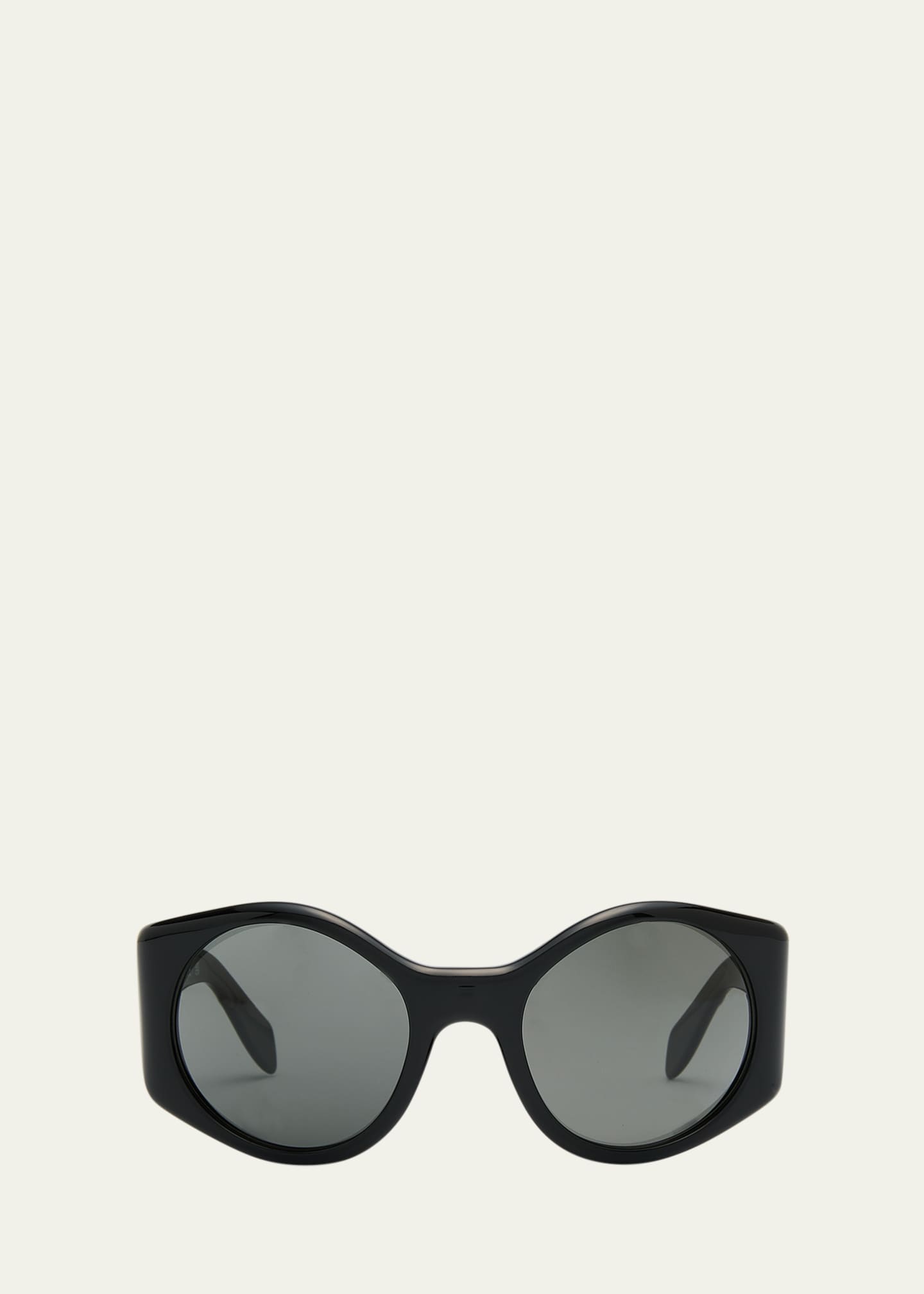 Palm Angels Ennis Acetate Oval Sunglasses - Bergdorf Goodman