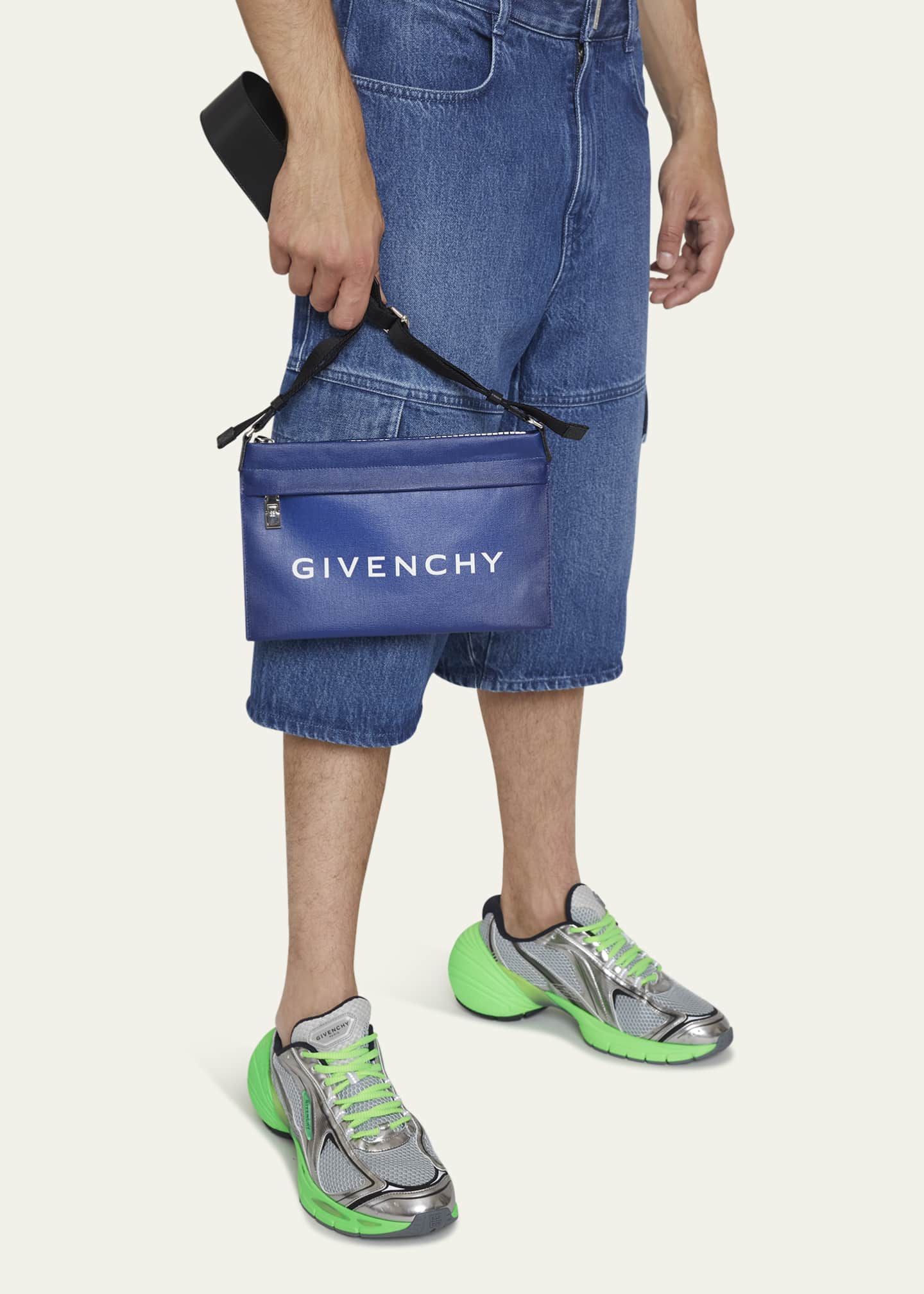 Givenchy Men's G-Essentials Logo Shoulder Bag - Bergdorf Goodman