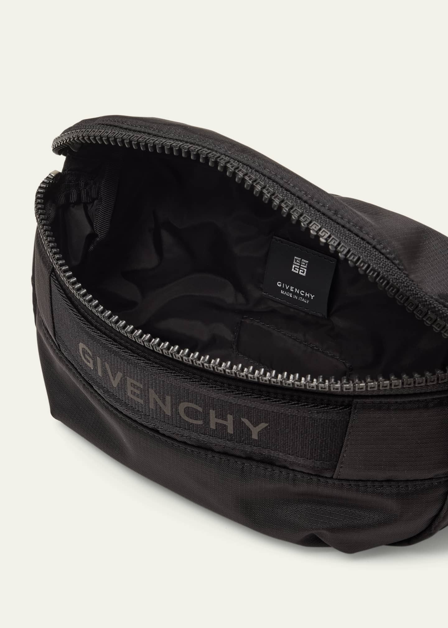 Givenchy Men's G-Trek 4G-Zip Nylon Belt Bag - Bergdorf Goodman