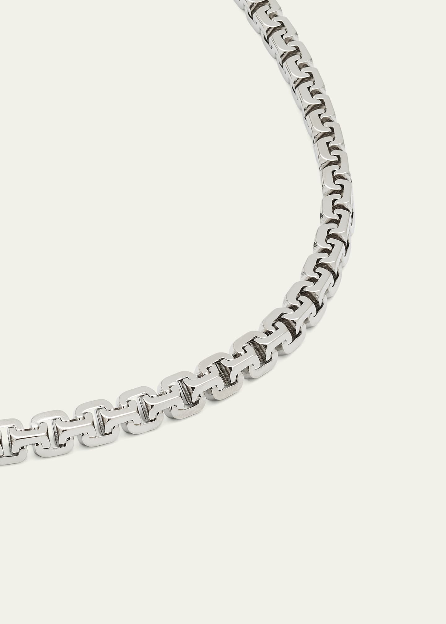 Givenchy Men's Silvertone Long G-Chain Necklace - Bergdorf Goodman