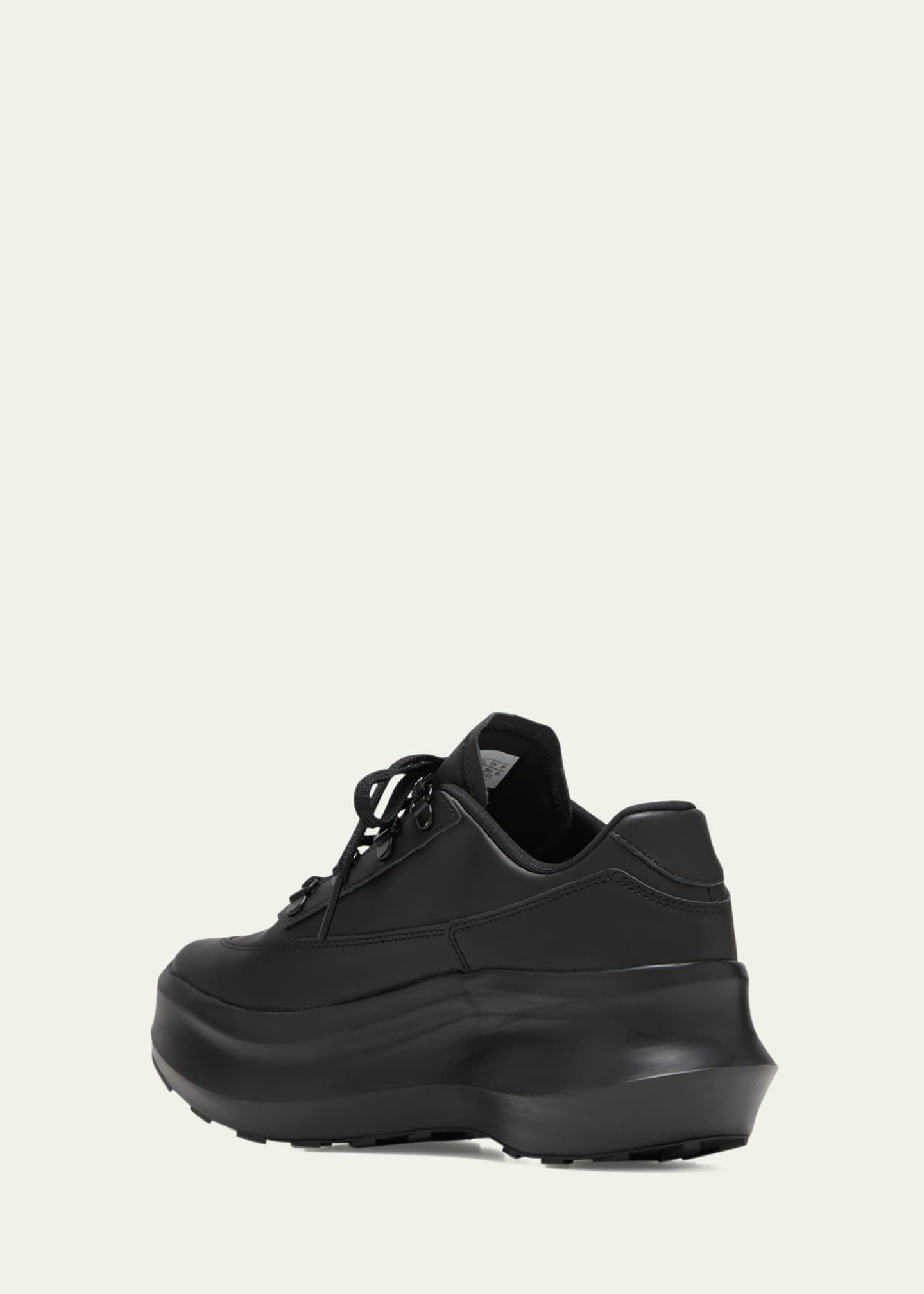 CDG x Salomon Leather Chunky Runner Sneakers - Bergdorf Goodman