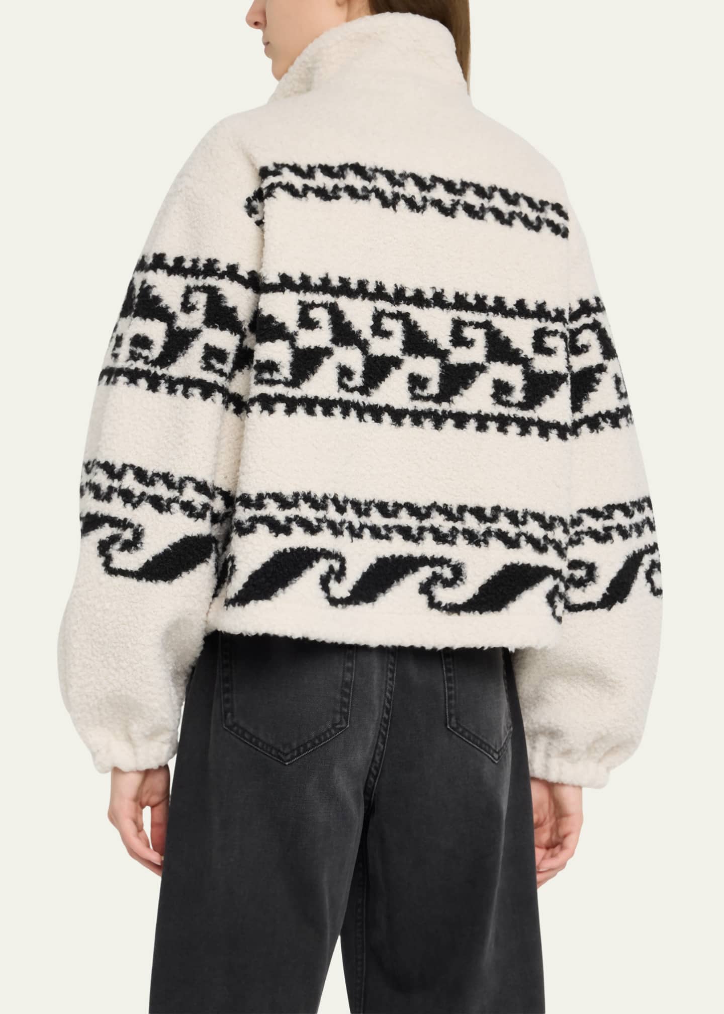 Etoile Isabel Marant Mackensy Wool Zip-Front Jacket - Bergdorf Goodman