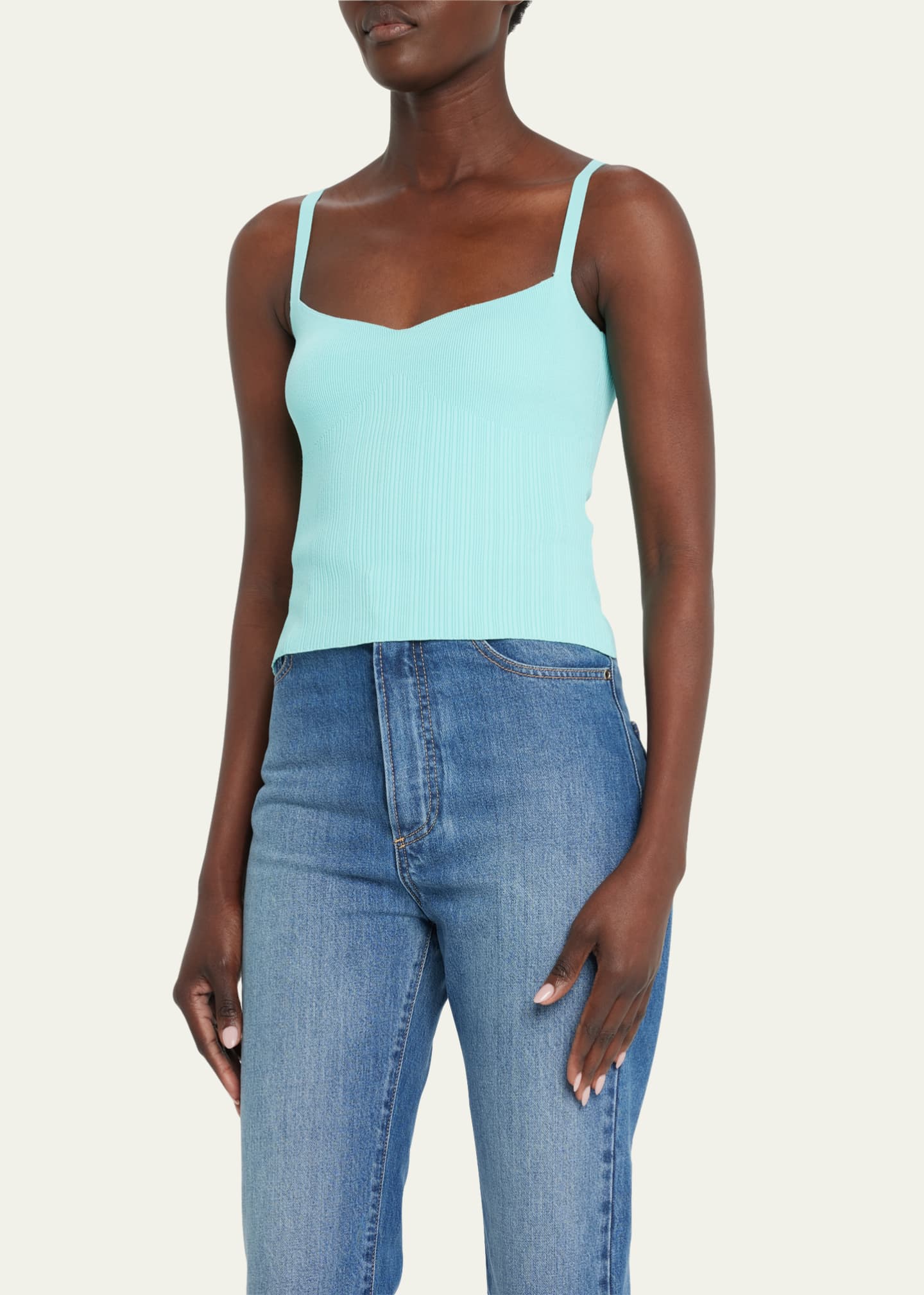 A.L.C. Milo Rib-Knit Tank Top - Bergdorf Goodman