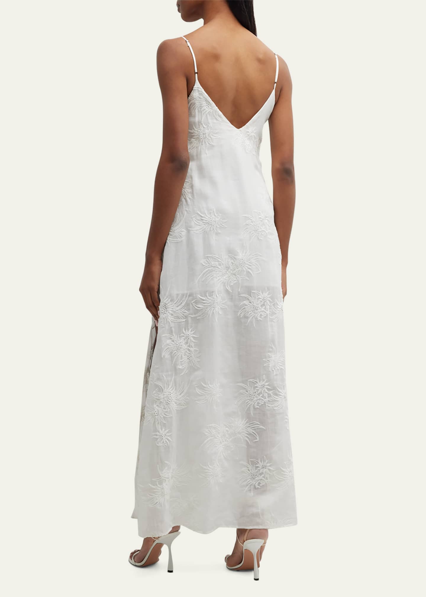 Rag & Bone Larissa Embroidered Maxi Slip Dress - Bergdorf Goodman