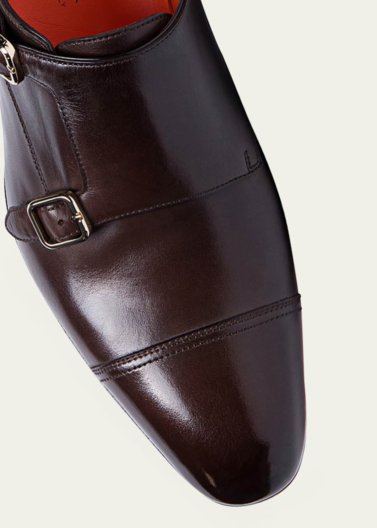 Santoni Men's Daemons Double Monk Strap Loafers - Bergdorf Goodman