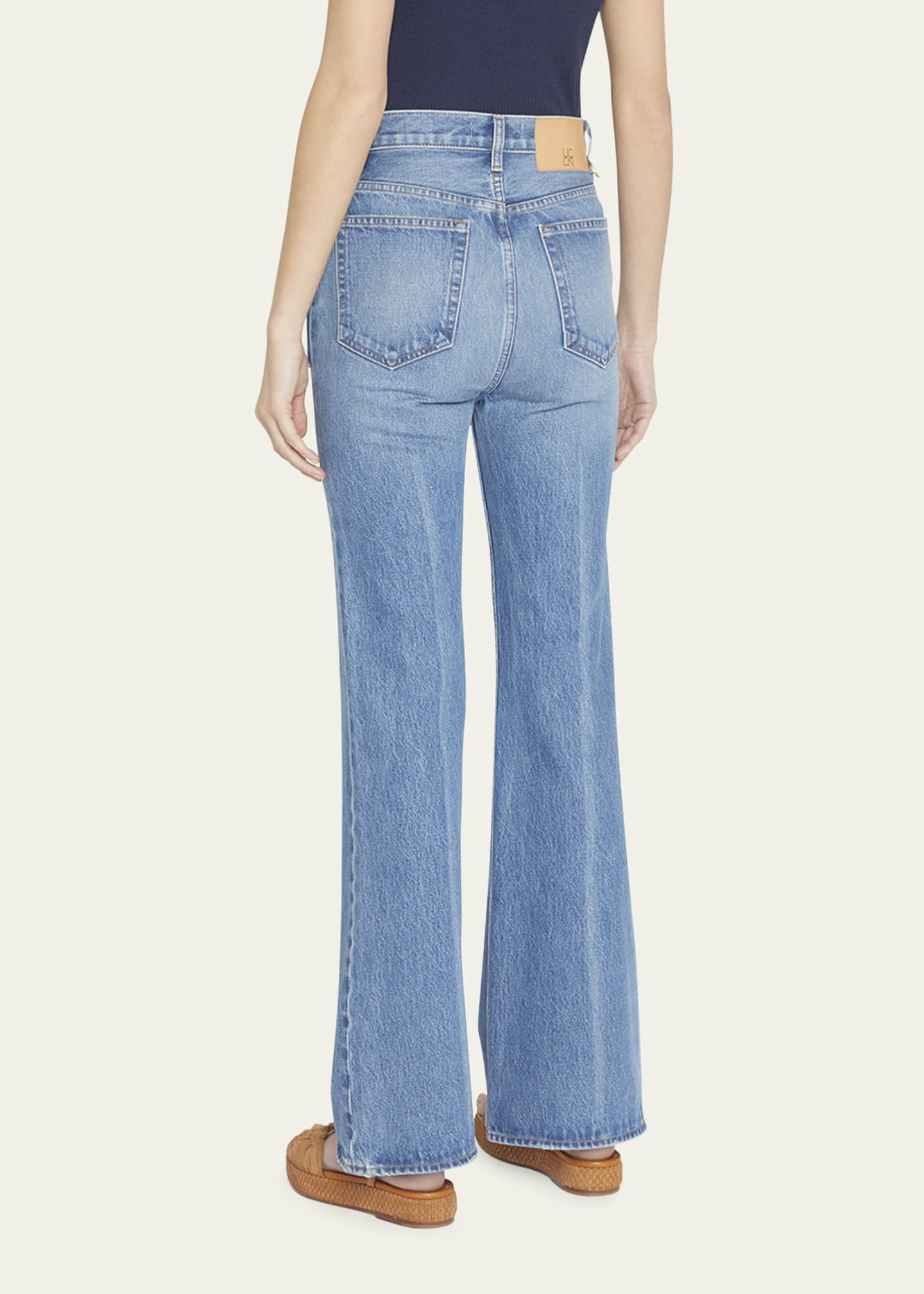 Ulla Johnson The Lou Denim Flare Jeans - Bergdorf Goodman