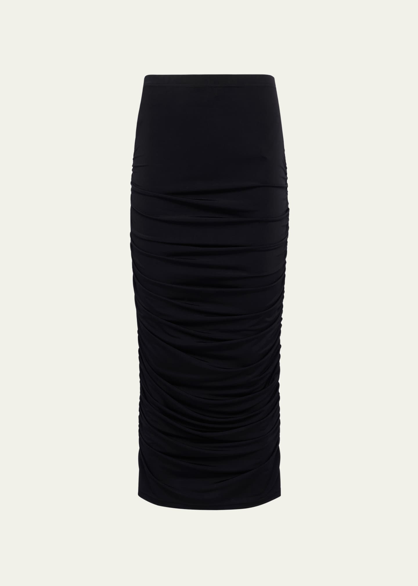L'Agence Otis Ruched Pencil Skirt - Bergdorf Goodman