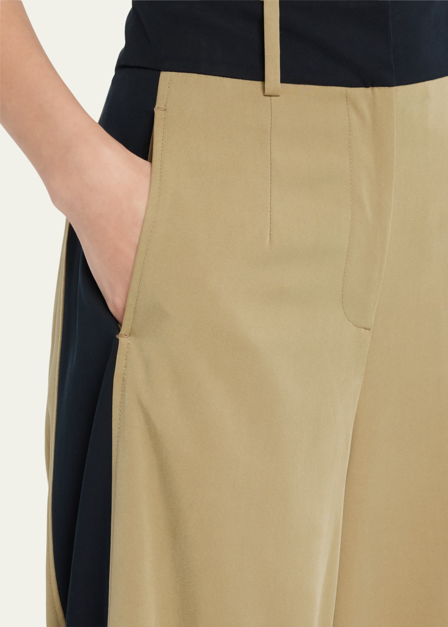 Toccin Jojo Colorblock Wide-Leg Trousers - Bergdorf Goodman