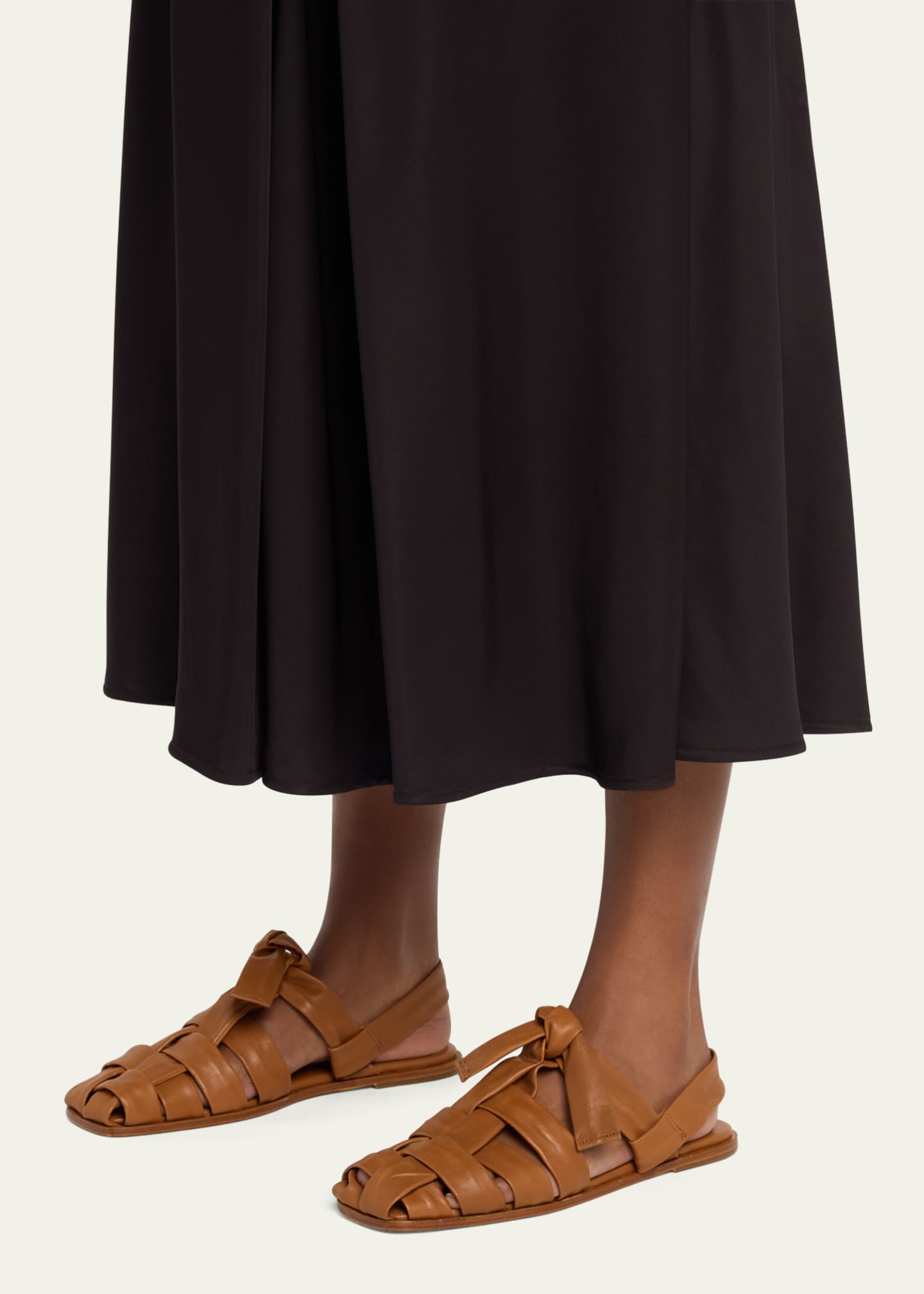 Hereu Bena Woven Bow Flat Sandals Bergdorf Goodman
