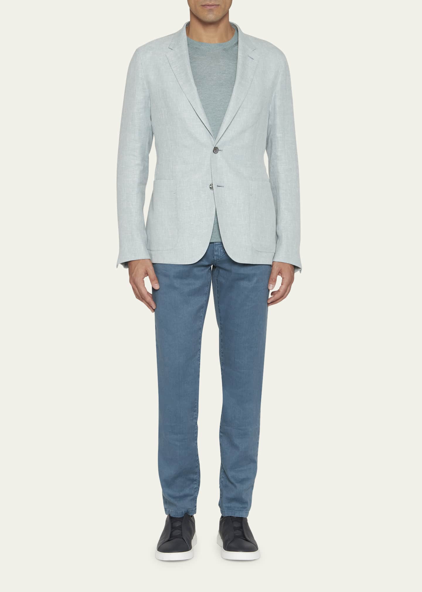 ZEGNA Men's Freeway Textured Crossover Sport Jacket - Bergdorf Goodman