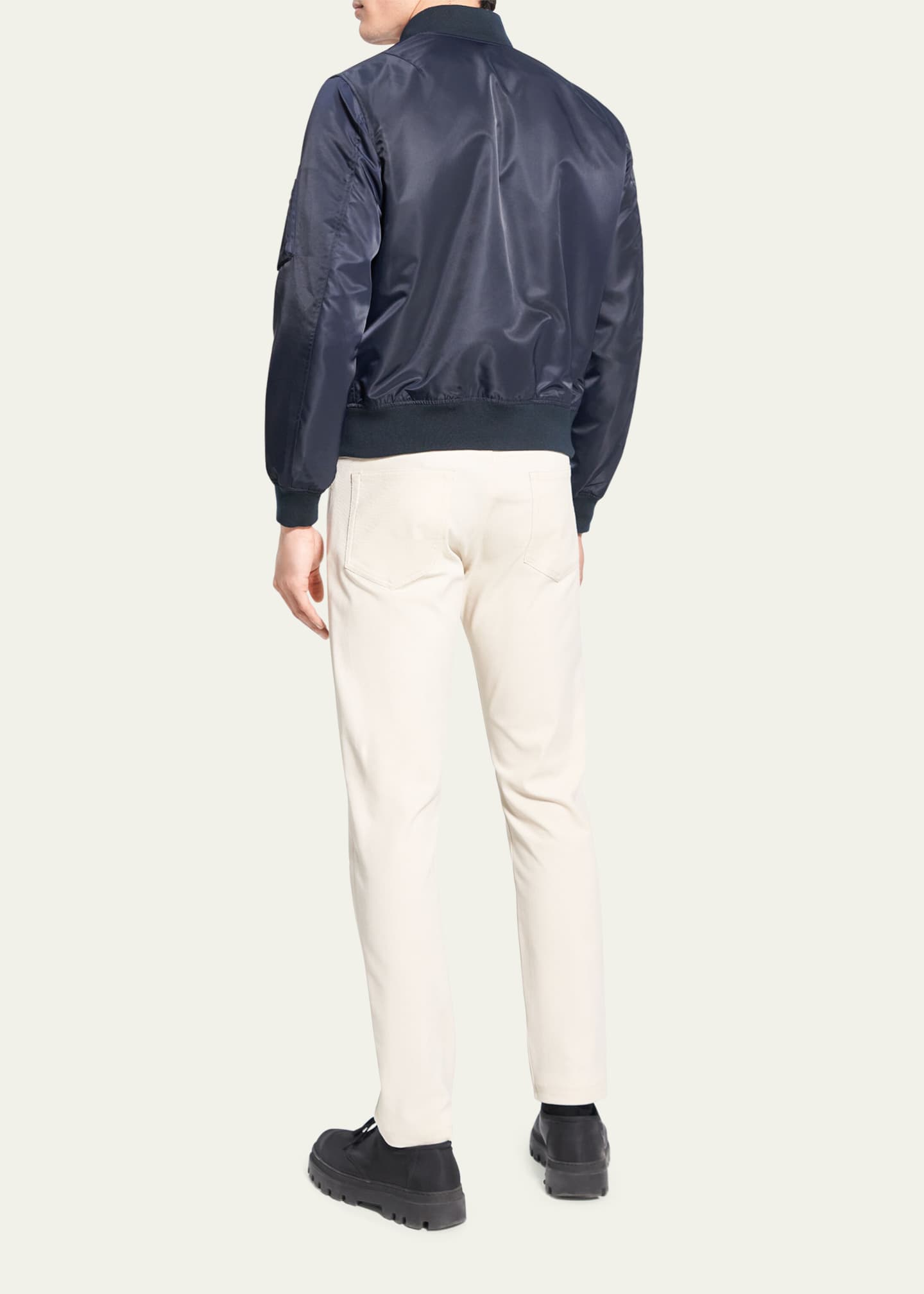 Theory Men's Nylon Flight Bomber Jacket - Bergdorf Goodman