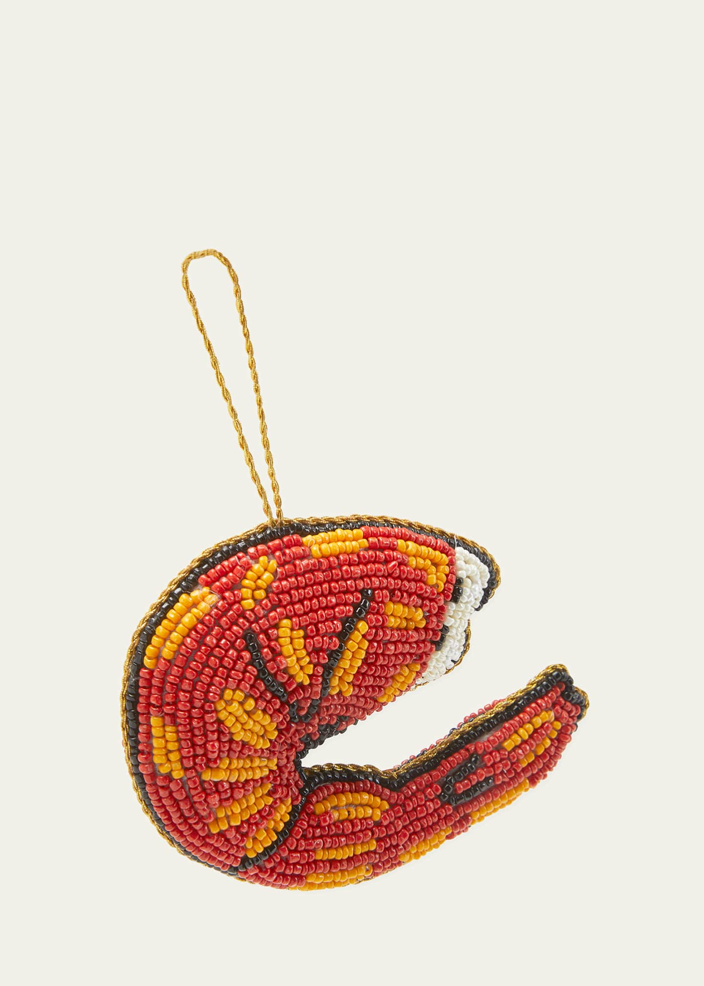Sudha Pennathur Beaded Shrimp Christmas Ornament - Bergdorf Goodman
