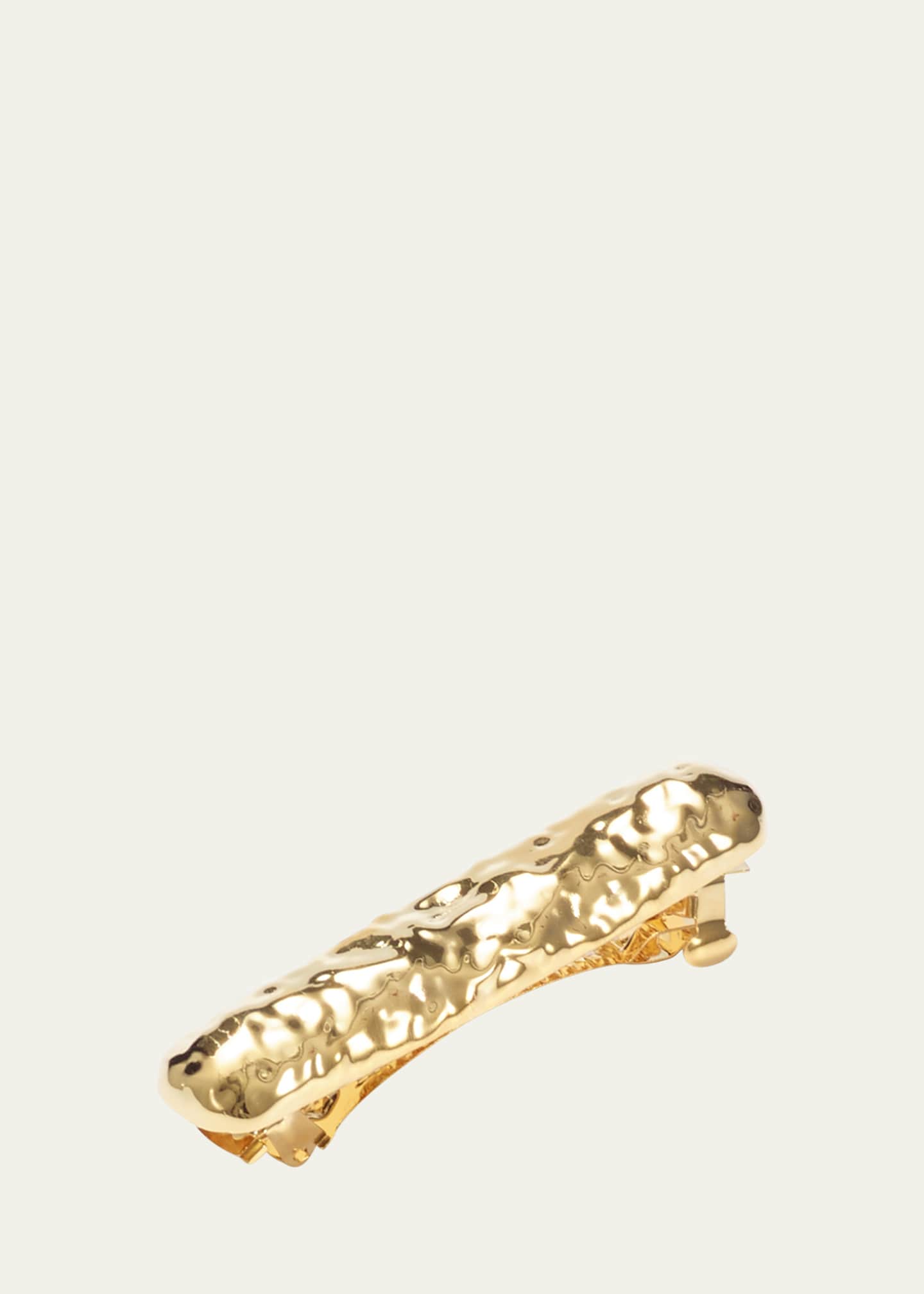 Lelet Ny Hammered Glossy Bar Barrette Bergdorf Goodman