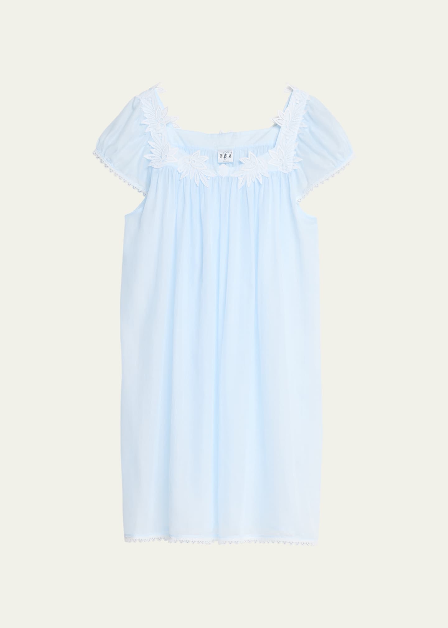 Celestine Florence 2 Ruched Lace-Trim Babydoll - Bergdorf Goodman