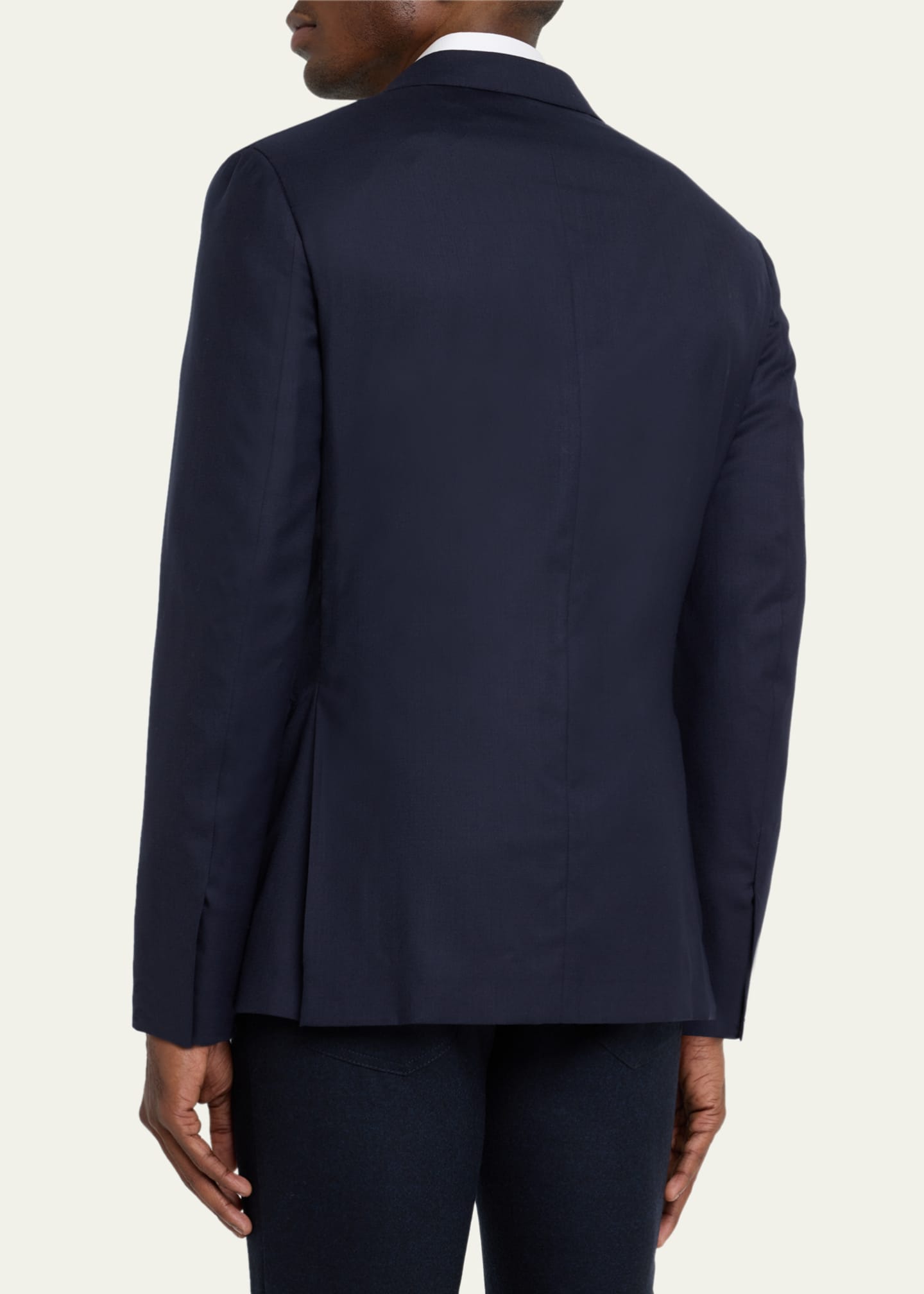 Brioni Men's Solid Wool-Silk Blazer - Bergdorf Goodman