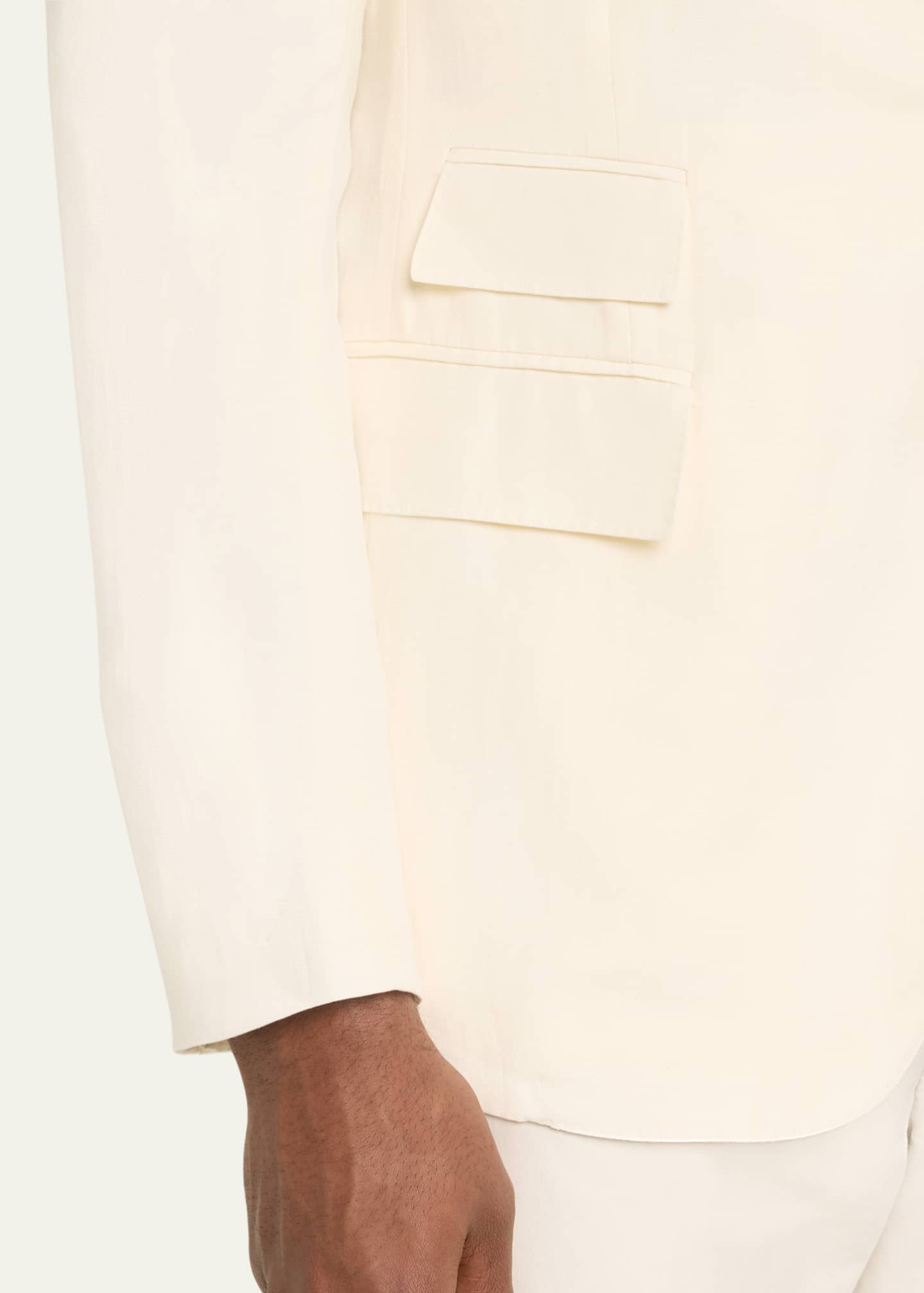 Ralph Lauren Purple Label Men's Kent Hand-Tailored Silk-Linen Jacket ...