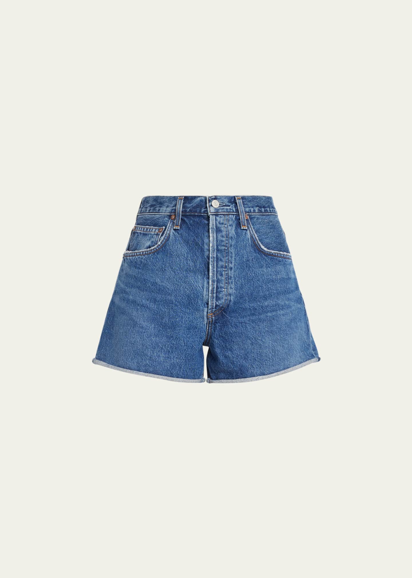 AGOLDE Dee Vintage Denim Shorts - Bergdorf Goodman