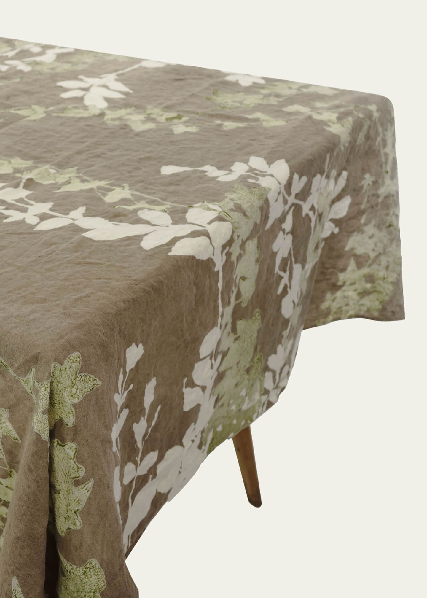 Stamperia Bertozzi Giardino Linen Tablecloth - Bergdorf Goodman
