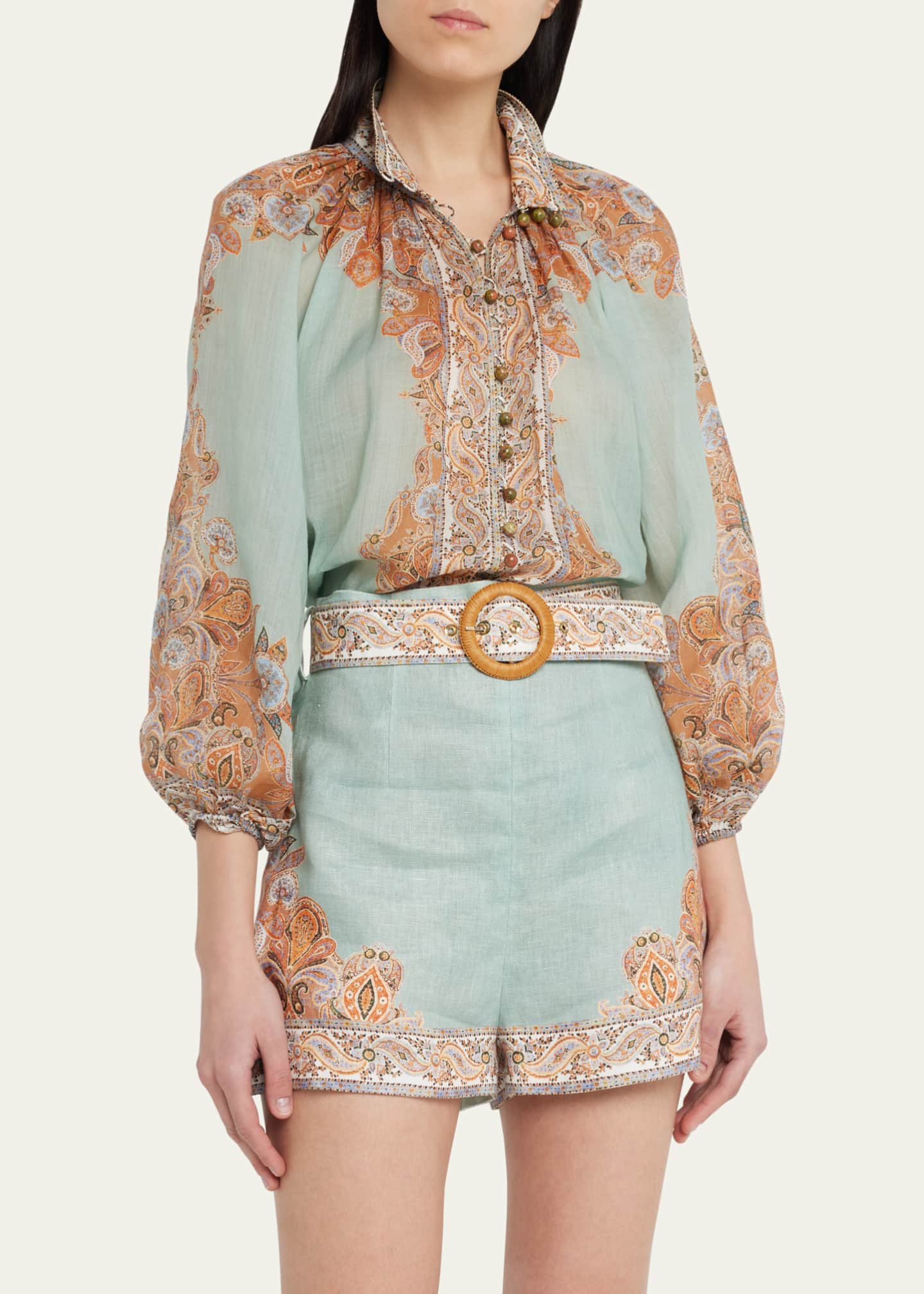Zimmermann Devi Billow Blouse - Bergdorf Goodman
