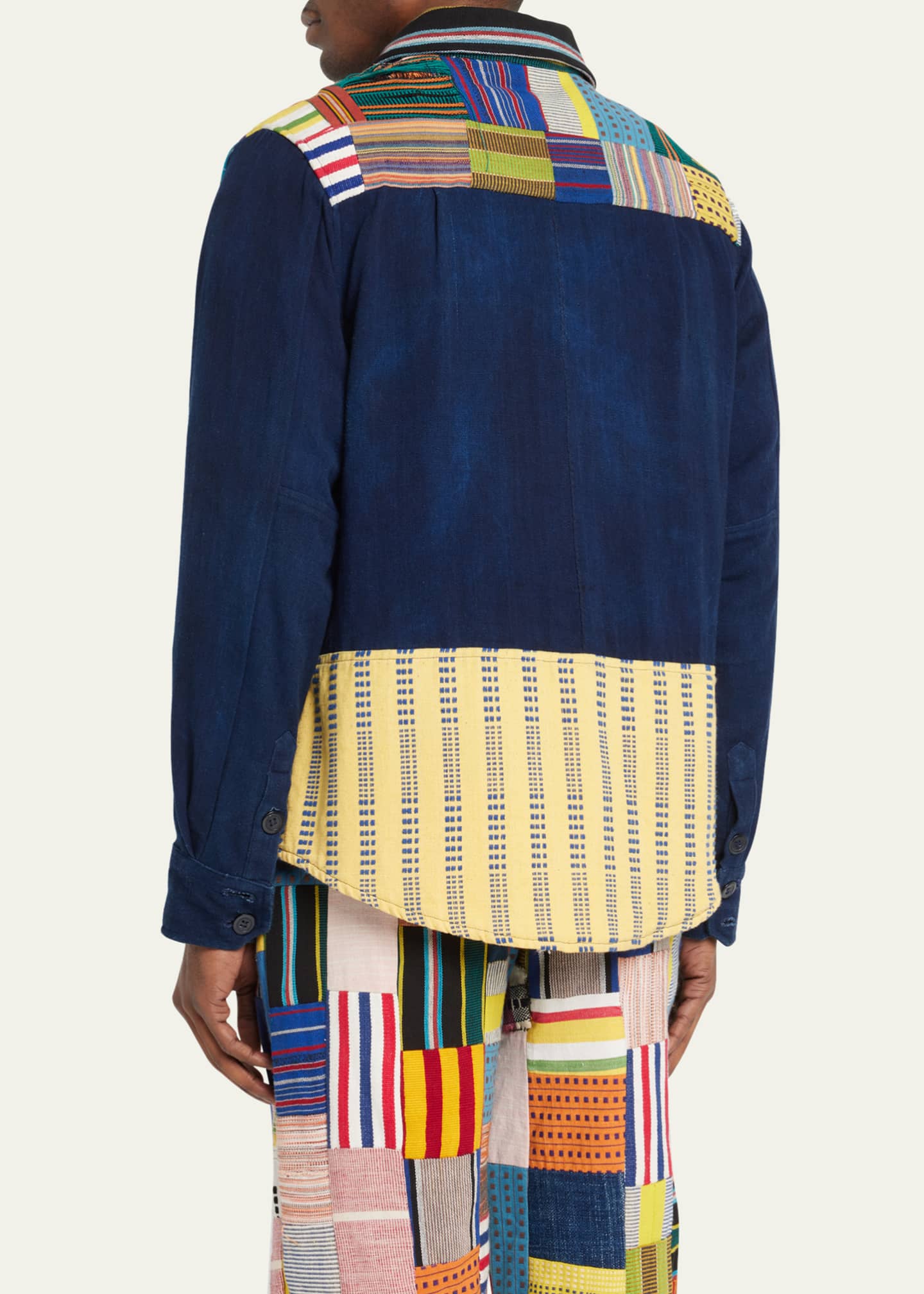 Studio 189 Men's Patchwork Chore Jacket - Bergdorf Goodman