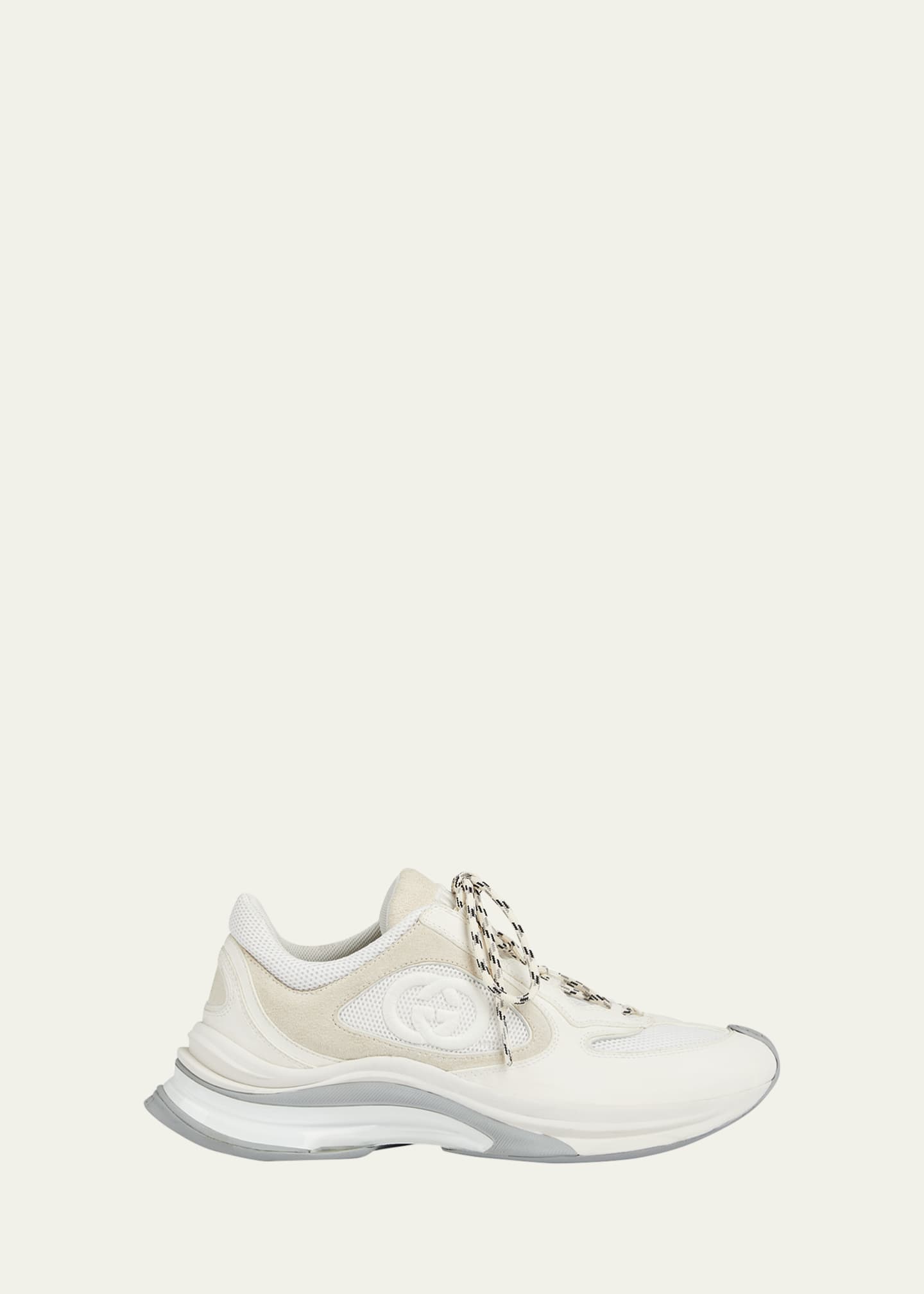 Gucci Men's Run Premium Mesh and Suede GG Runner Sneakers - Bergdorf ...