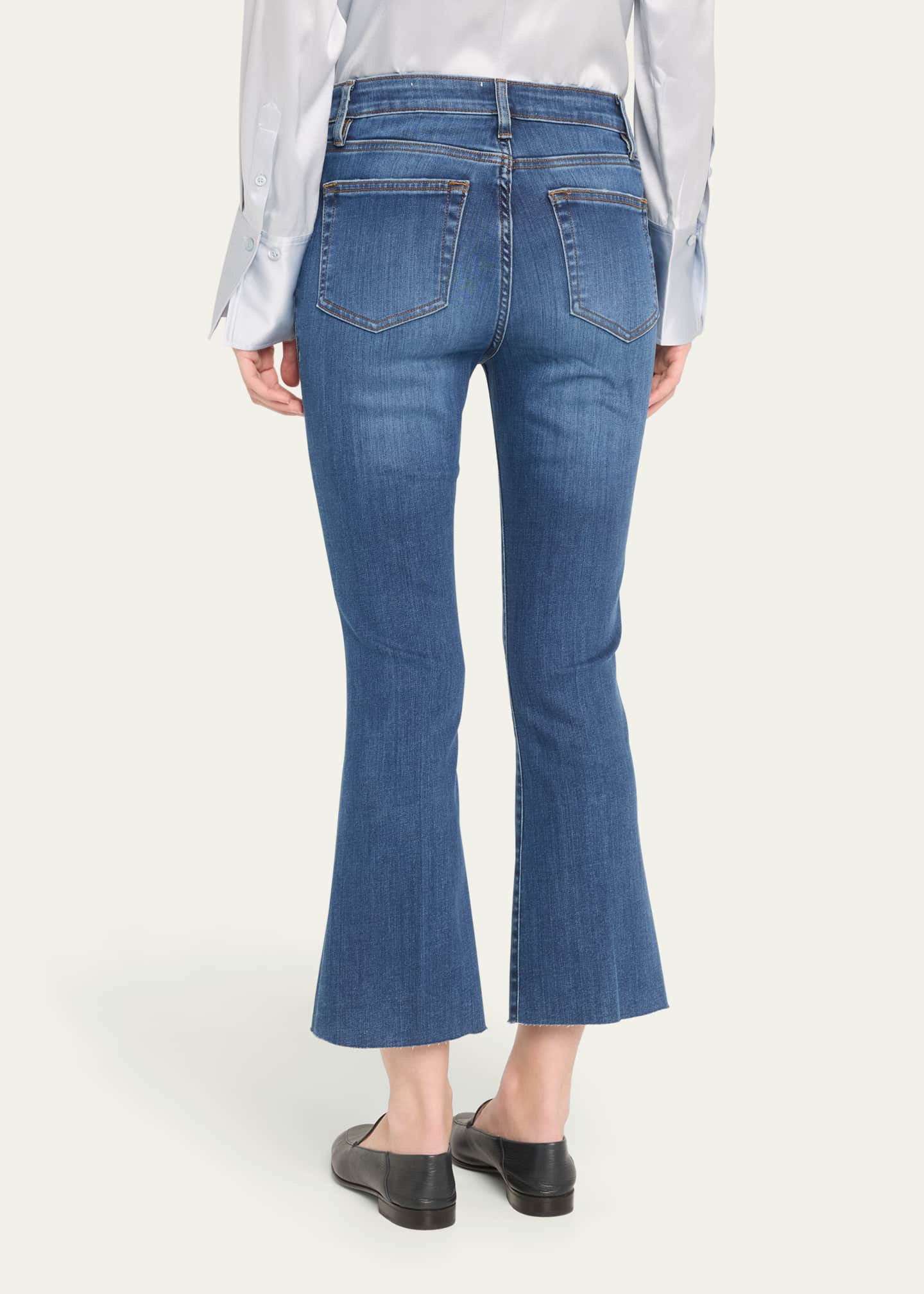 FRAME Le Crop Mini Boot Raw After Jeans - Bergdorf Goodman