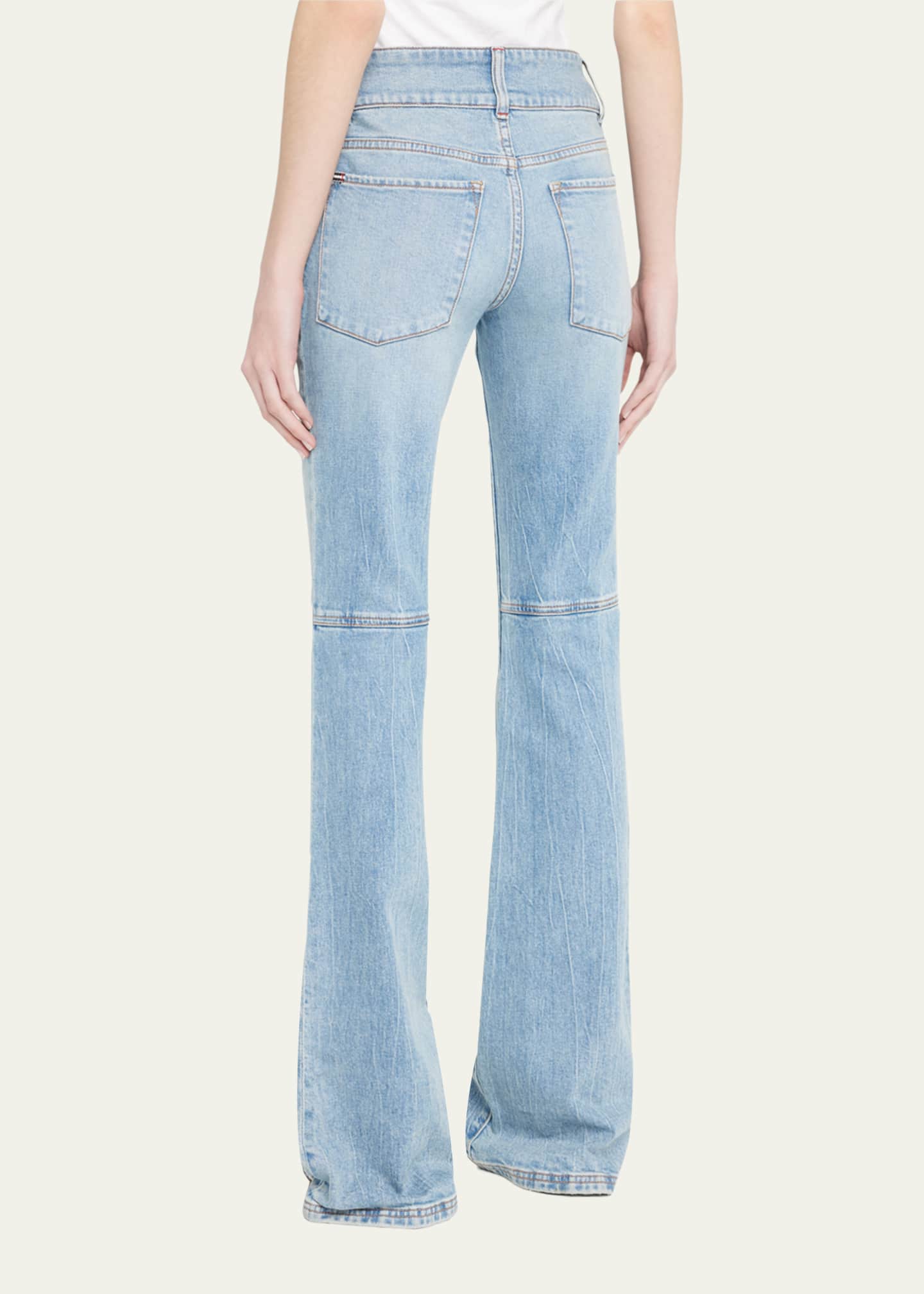 Alice + Olivia Stacey Low-Rise Bell Bottom Jeans - Bergdorf Goodman