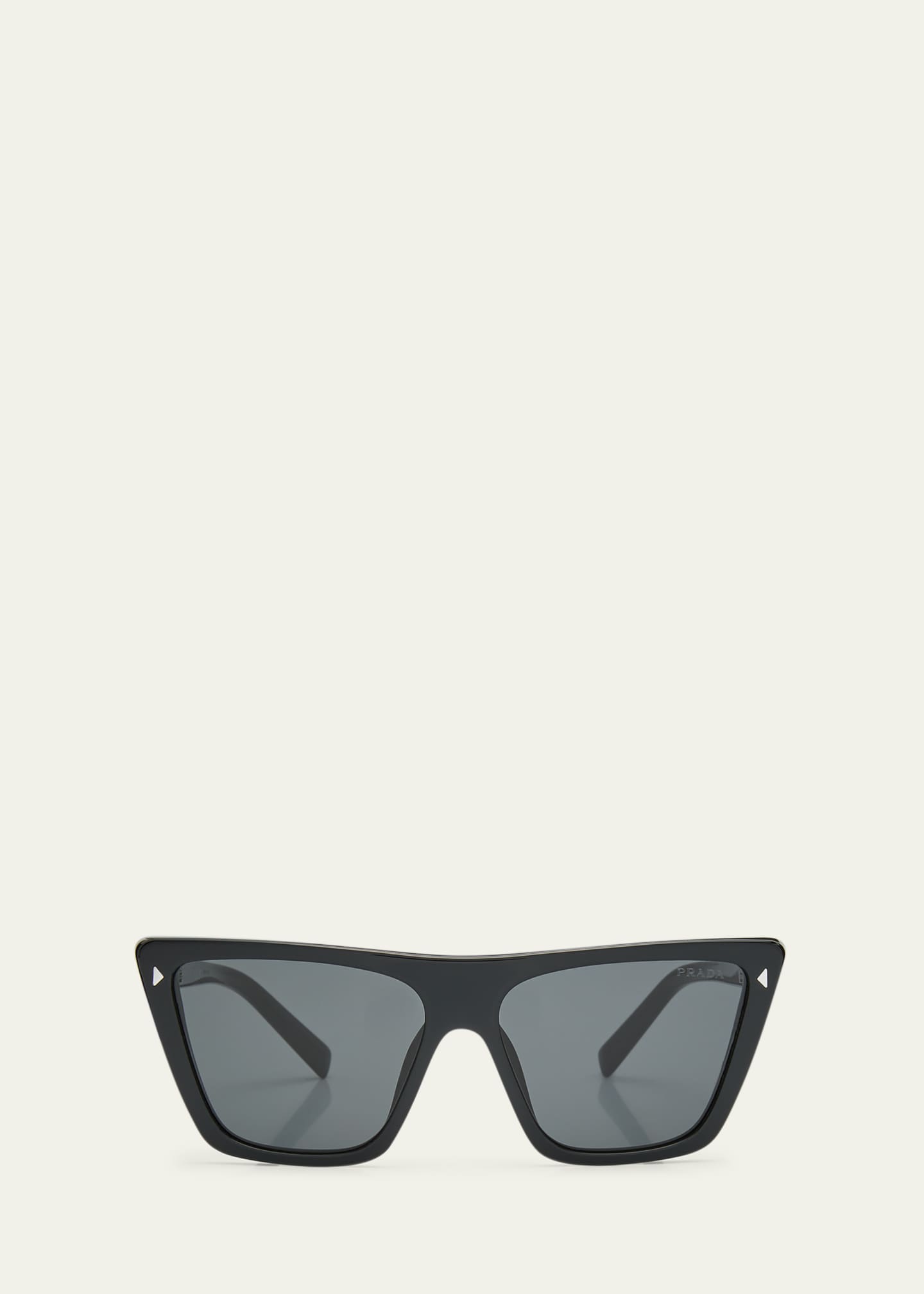 Prada Polarized Logo Acetate Butterfly Sunglasses - Bergdorf Goodman