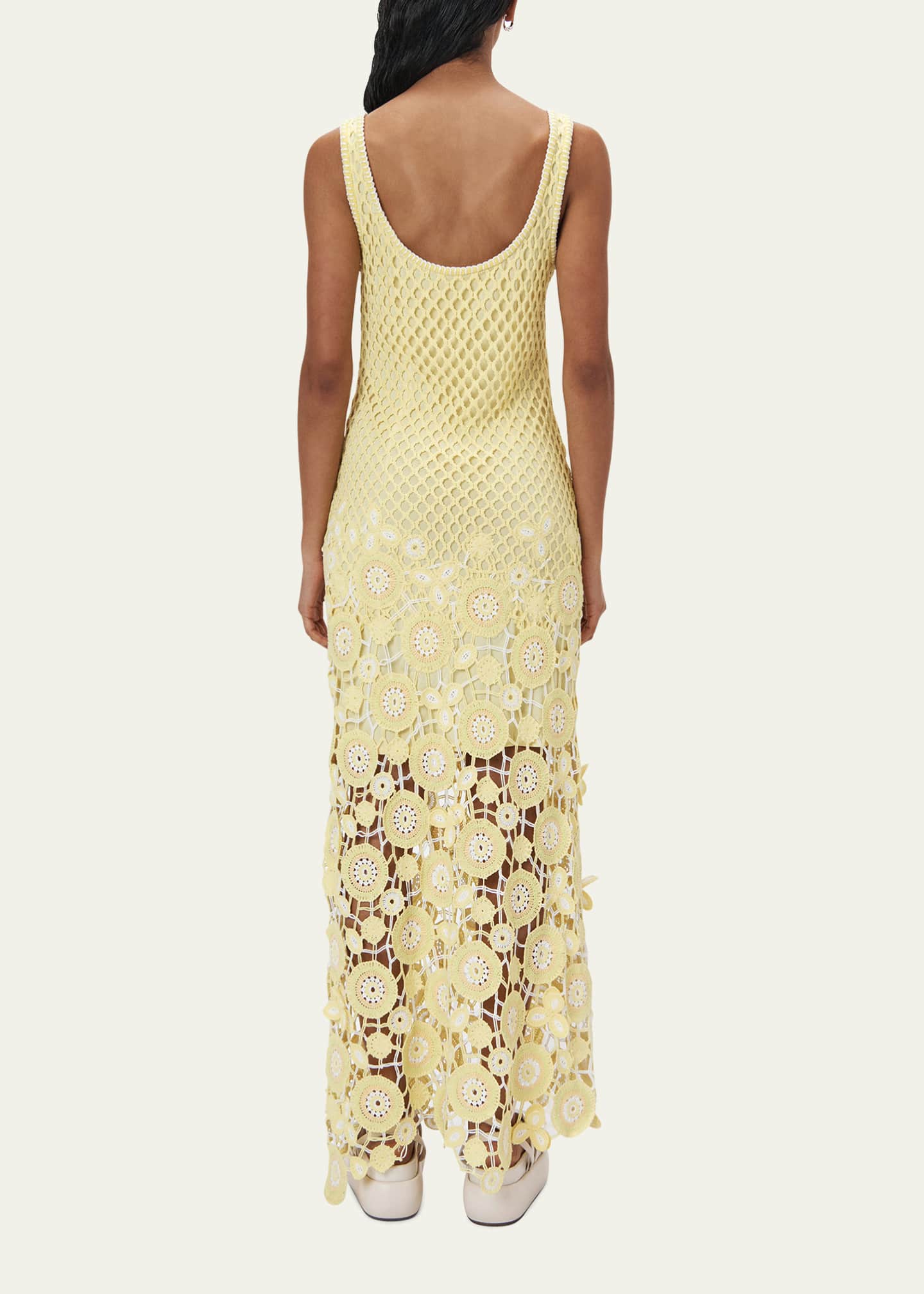 SIMKHAI Samilla Sleeveless Circle Crochet Maxi Dress - Bergdorf Goodman