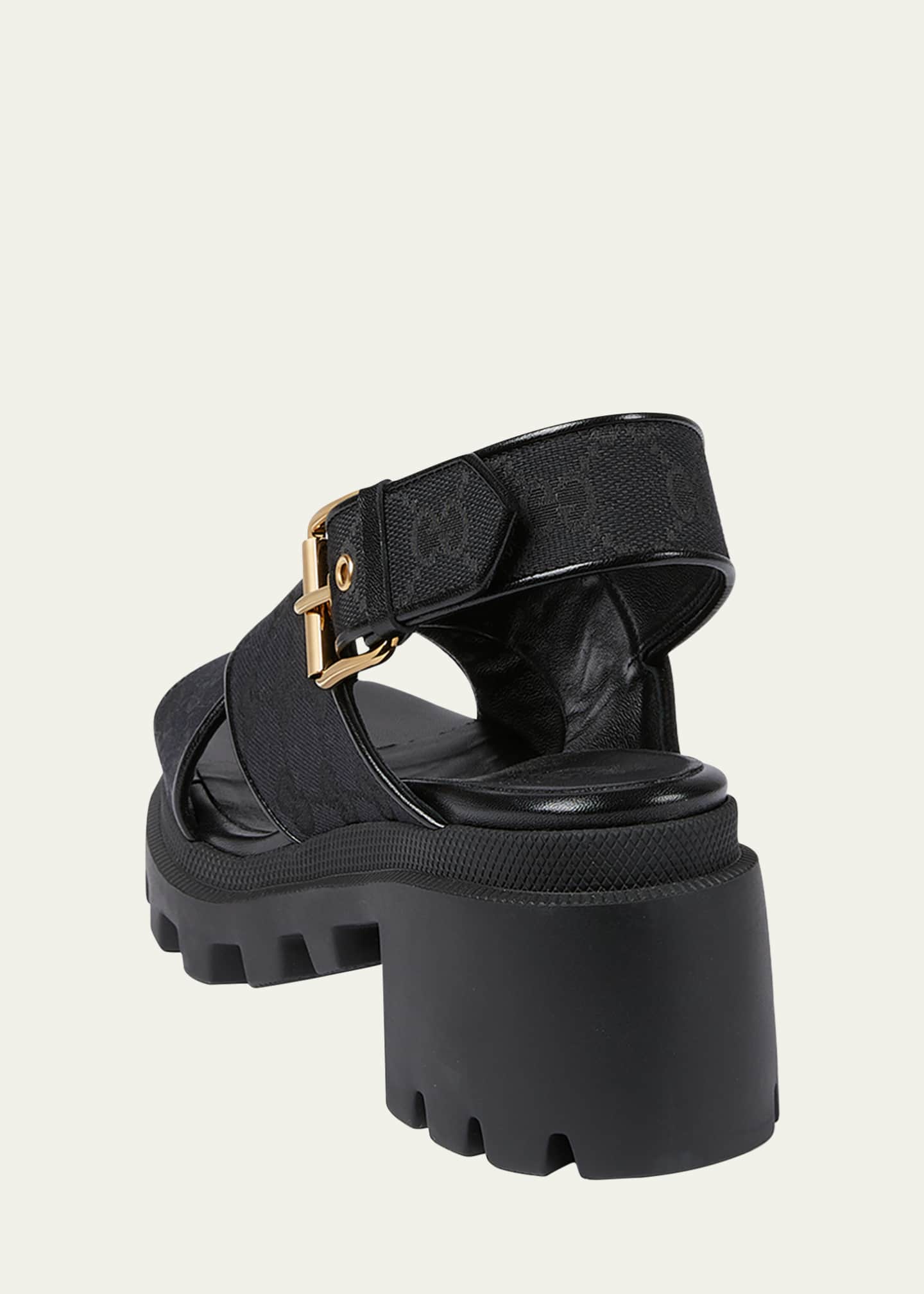 Gucci GG Lug Sole Sandals - Bergdorf Goodman