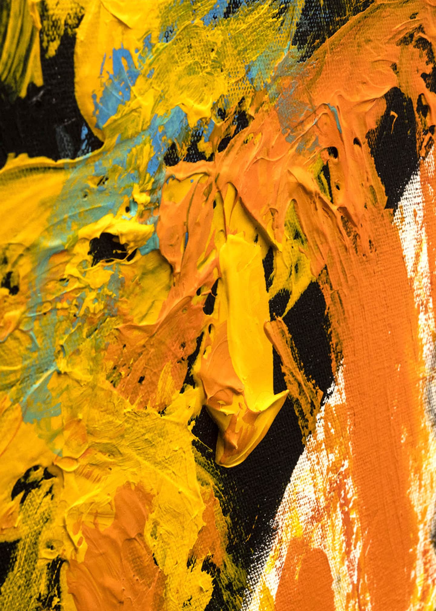 Contemporary Art Projects USA "On Fire" Original Painting by Zammy ...