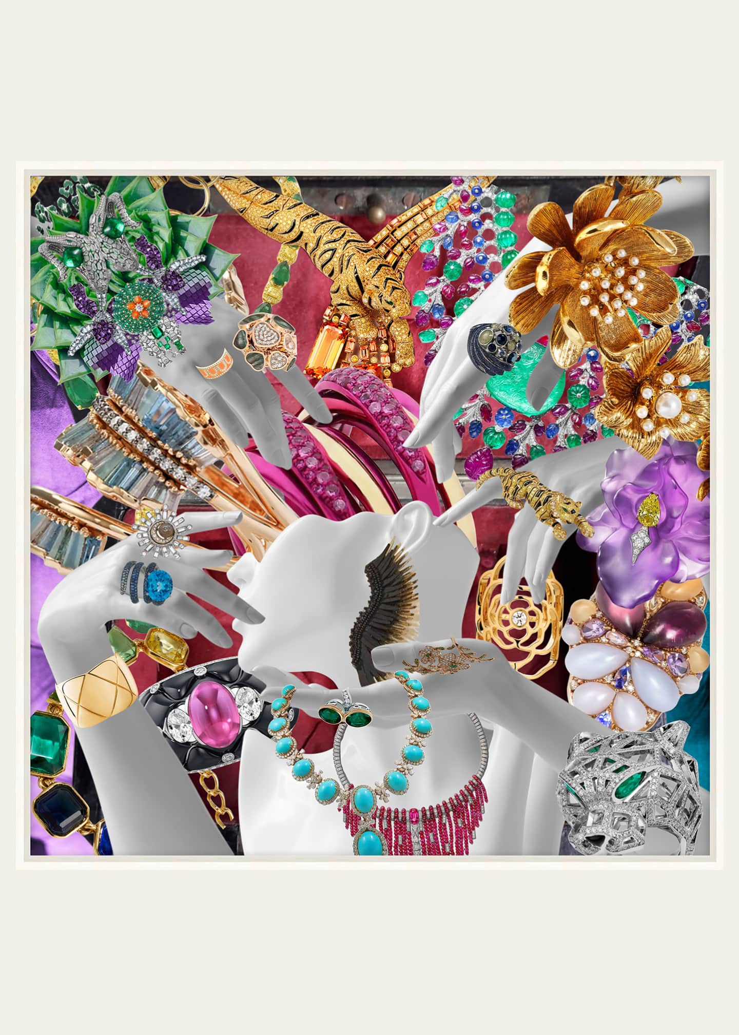 Contemporary Art Projects USA "Fifth Avenue" Original Painting by ...