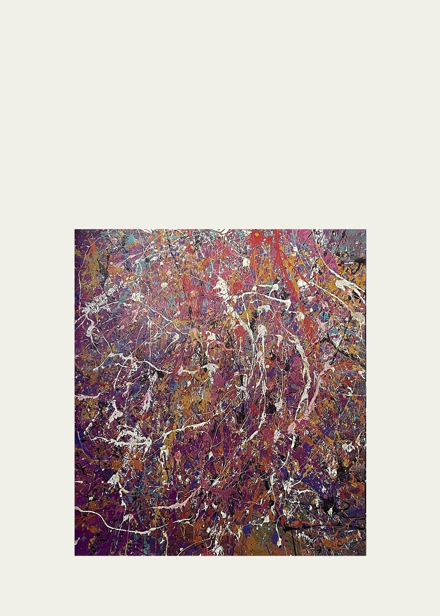 Contemporary Art Projects USA "Rosa" Original Painting - Bergdorf Goodman