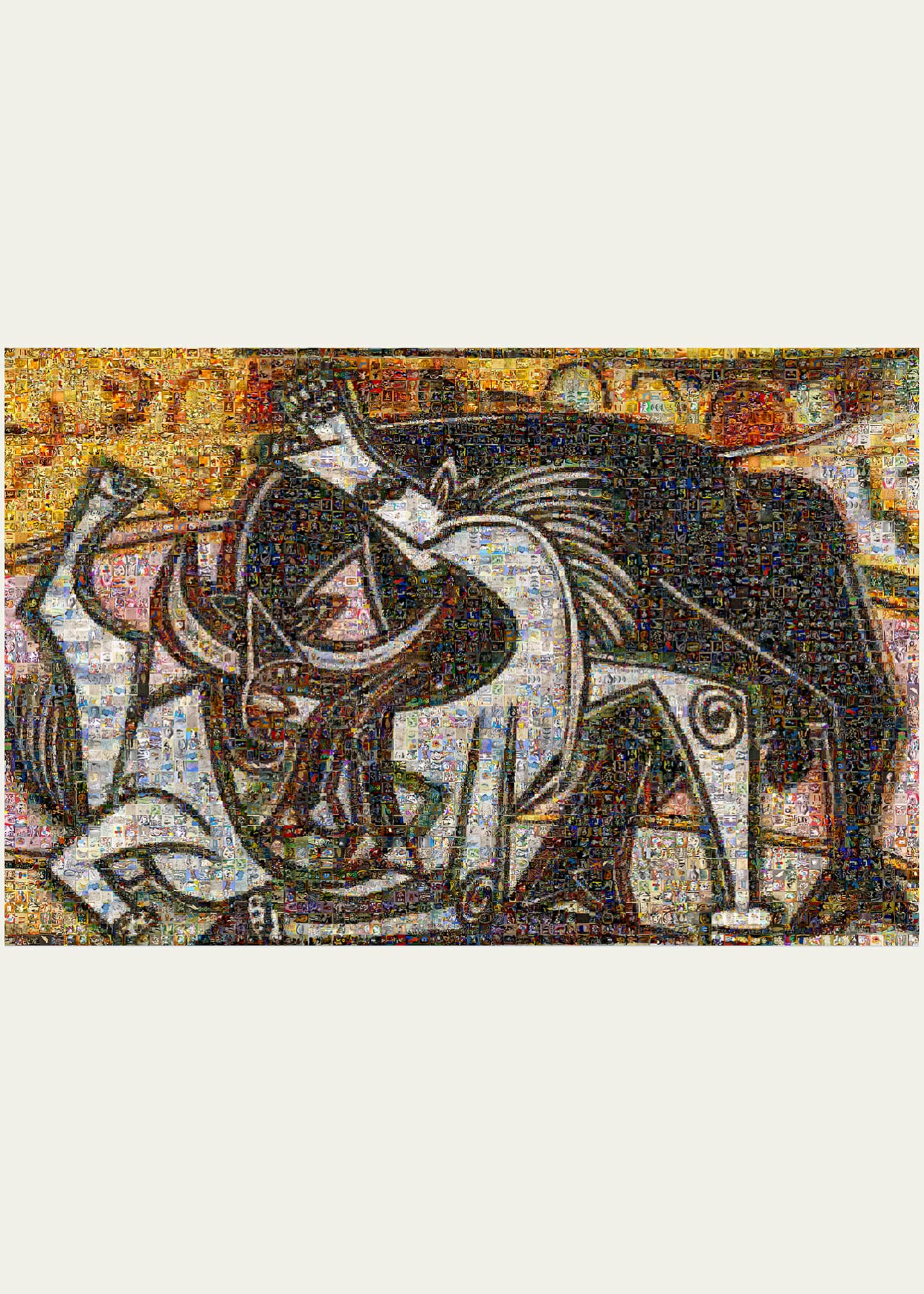 Contemporary Art Projects USA "Bullfight" Mosiac Photography by Leo ...