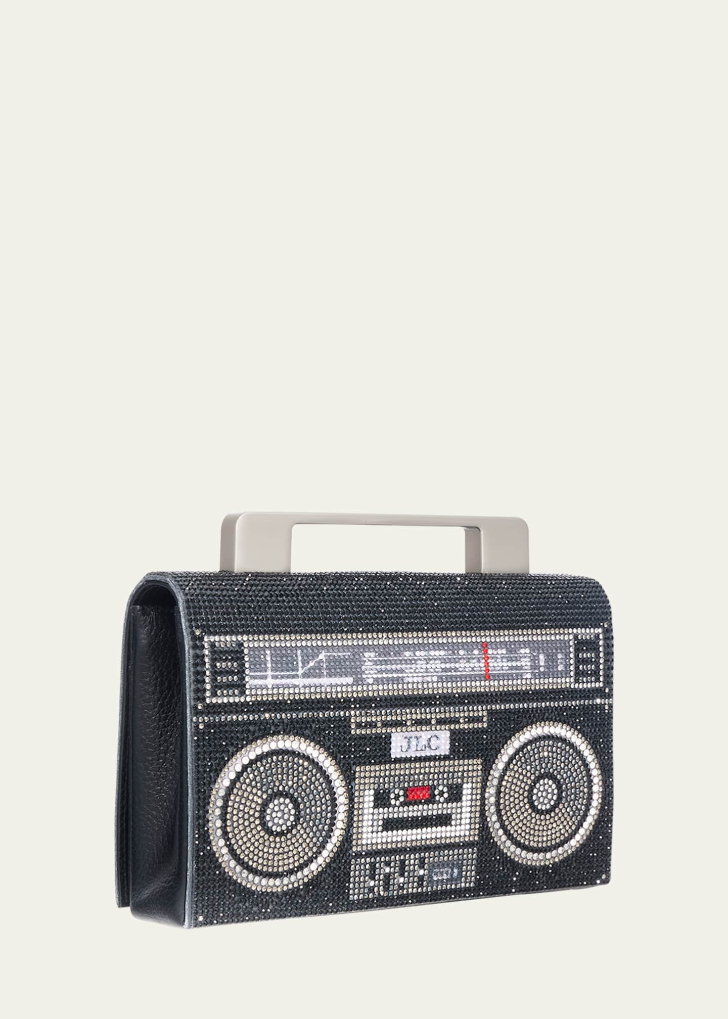 Judith Leiber Couture Boom Box Crystal Chain Crossbody Bag - Bergdorf ...