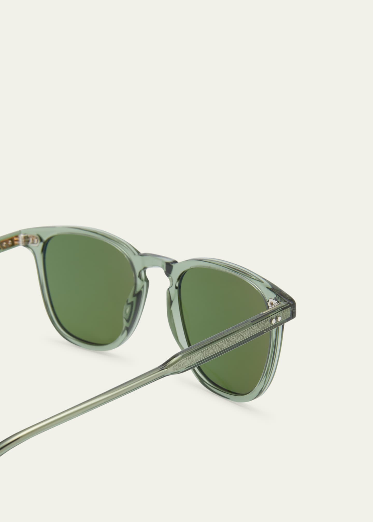 Garrett Leight Men's Brooks II Sun Square Sunglasses - Bergdorf Goodman