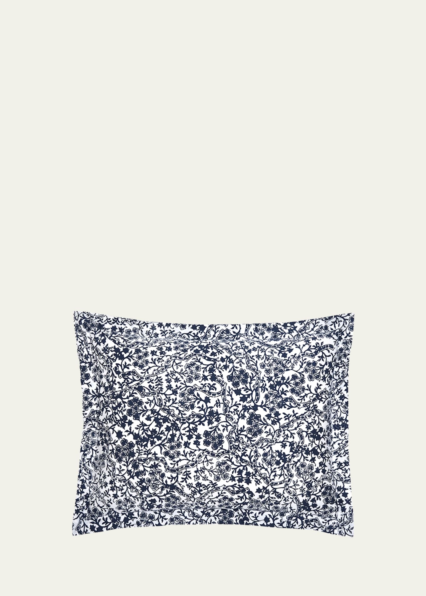 John Robshaw Ira Indigo Standard Sham - Bergdorf Goodman