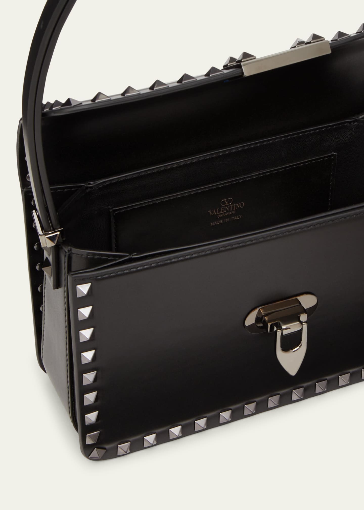 Valentino Garavani Rockstud Leather Shoulder Bag - Bergdorf Goodman