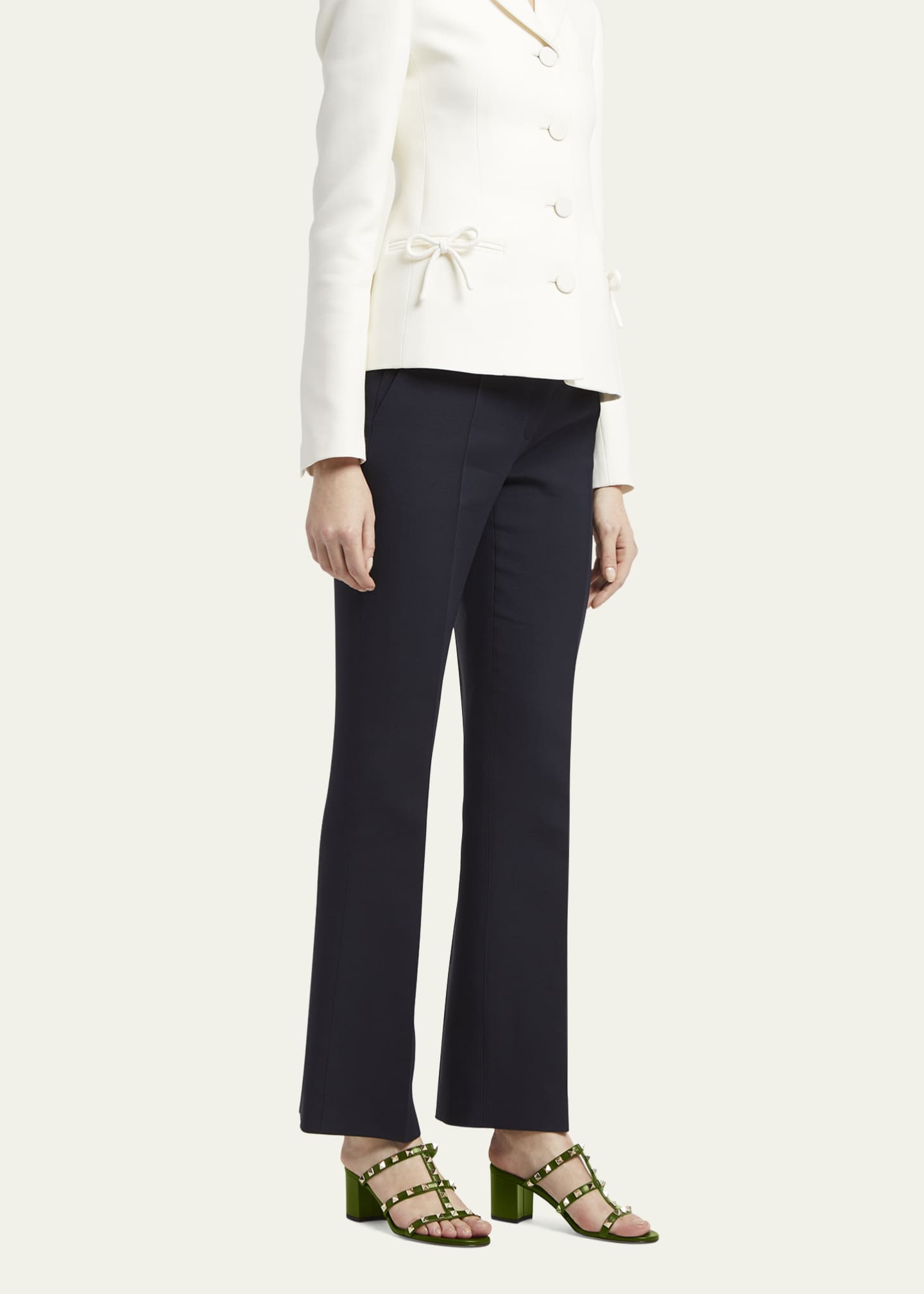 Valentino Garavani Rockstud Caged Block-Heel Sandals - Bergdorf Goodman