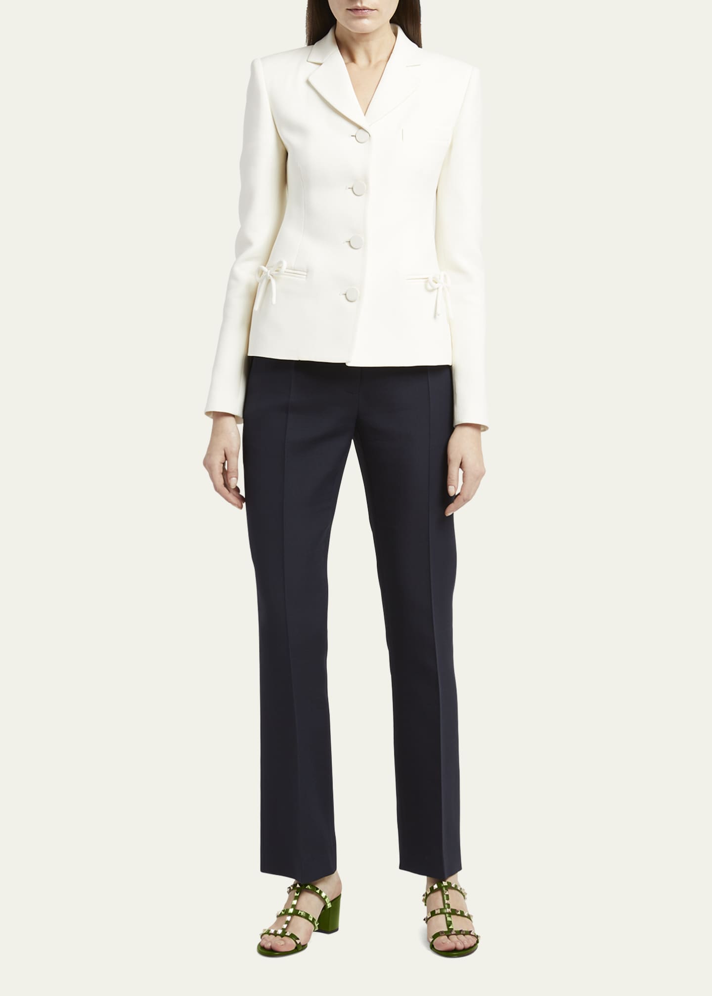 Valentino Garavani Rockstud Caged Block-Heel Sandals - Bergdorf Goodman