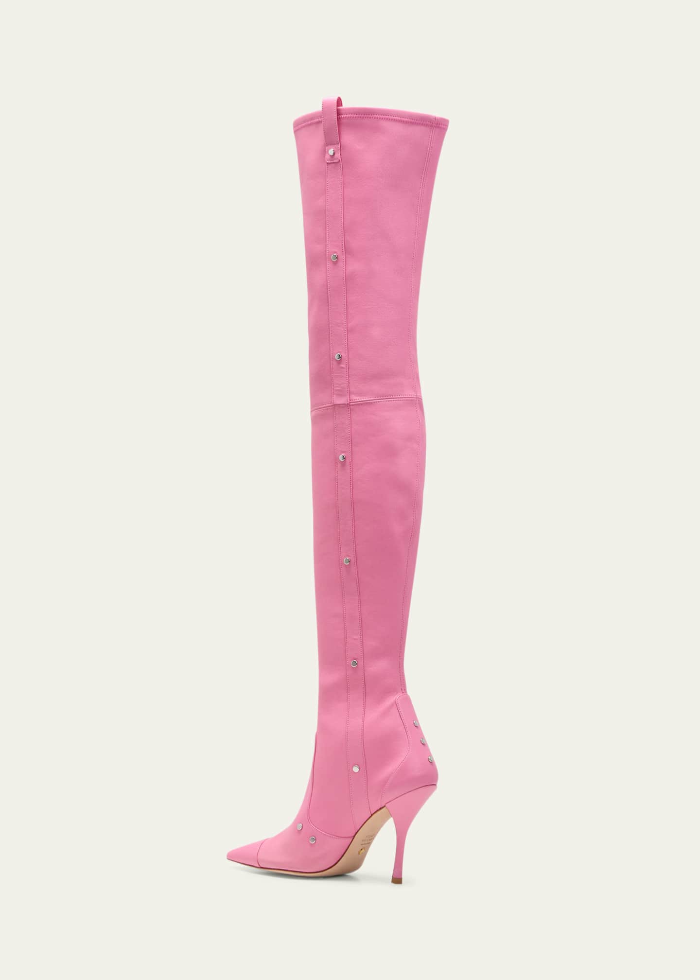 Stuart Weitzman Ultrastuart Maverick Over-The-Knee Stretch Leather ...